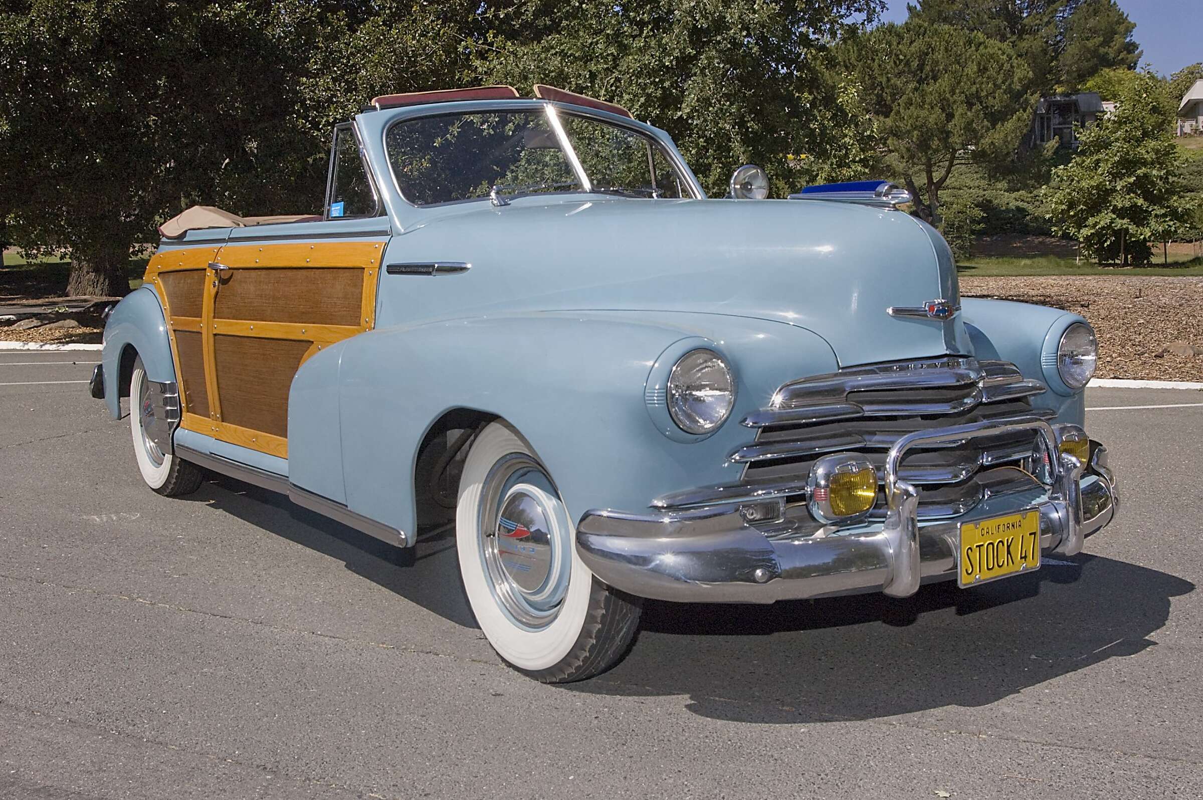 Classic Chevy has warmth of wood
