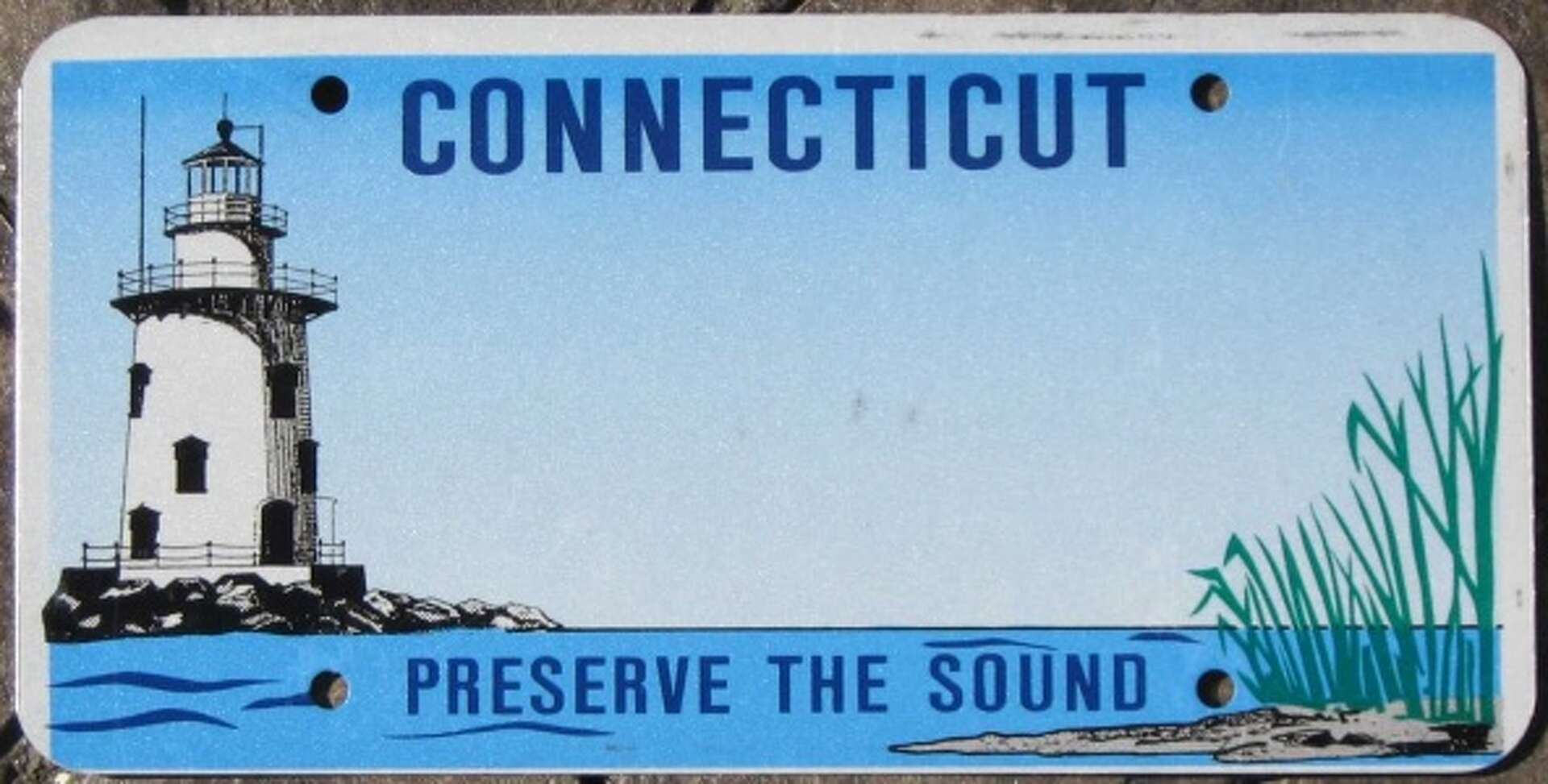 Be the keeper of the lighthouse on the Connecticut license plate