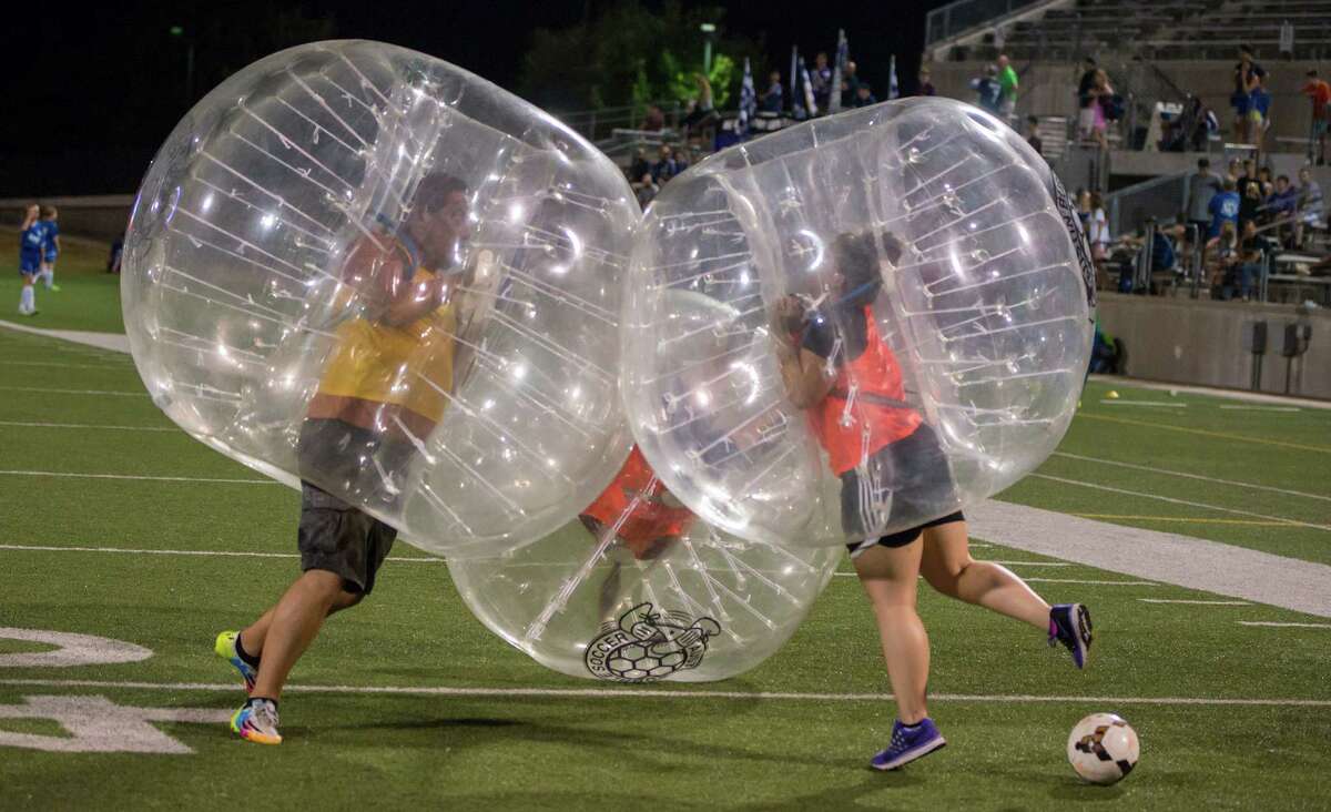 Unique bubble soccer growing in popularity