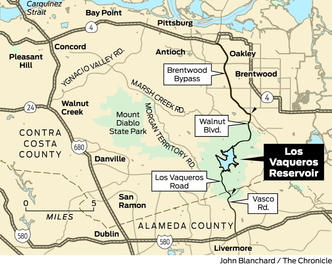 Sunday Drive: Los Vaqueros Reservoir and Watershed