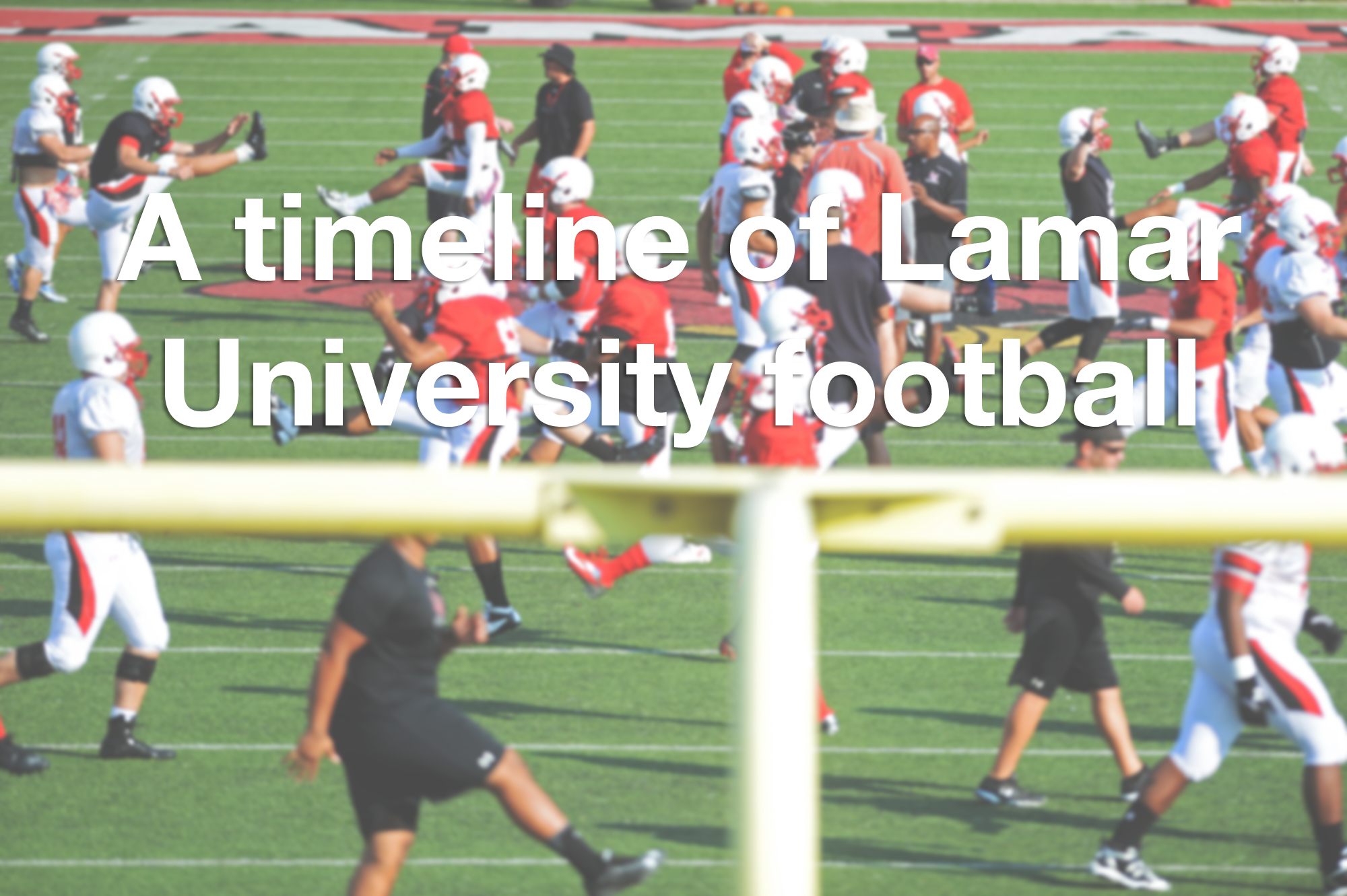 A timeline of football at Lamar University