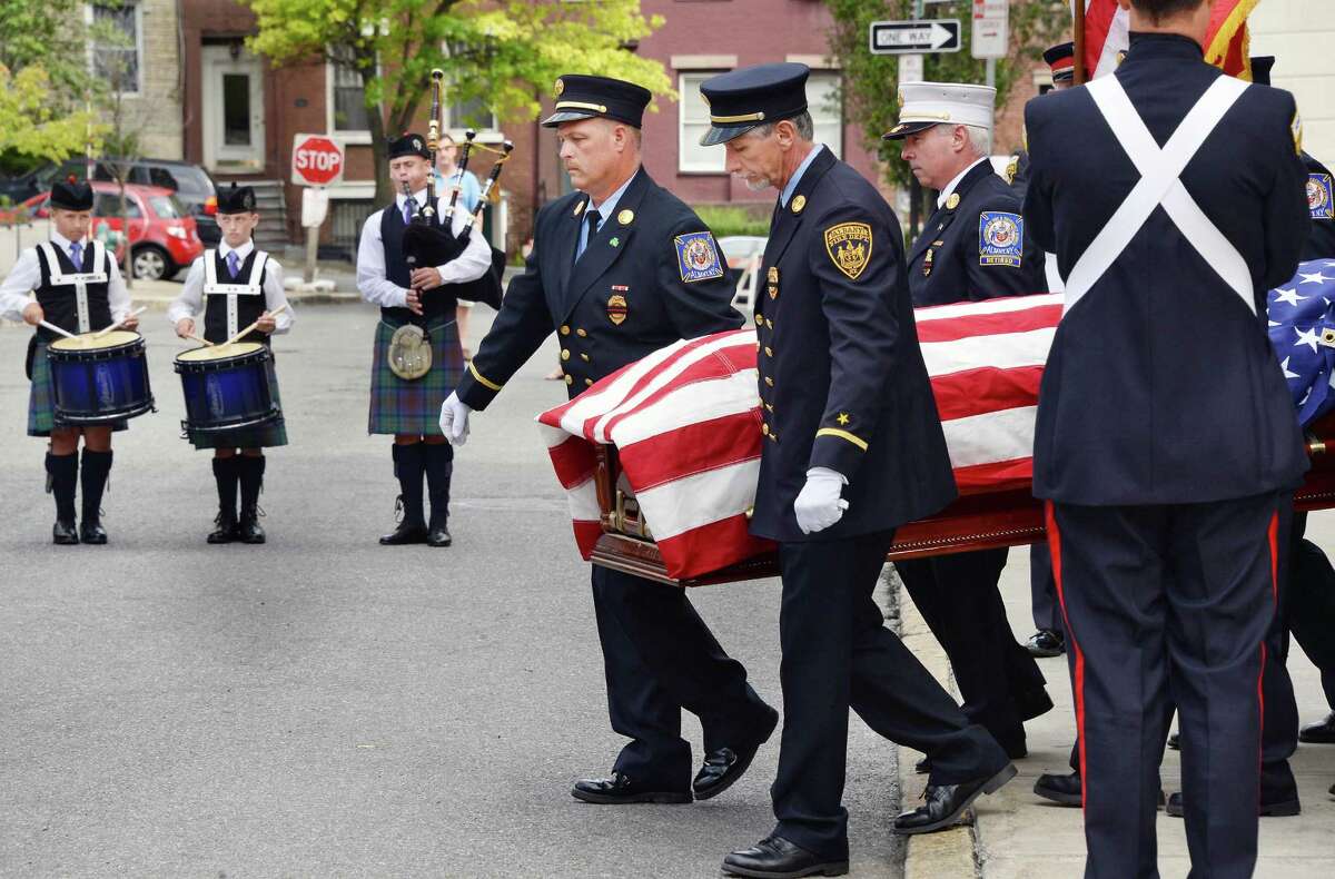 Retired fire chief laid to rest