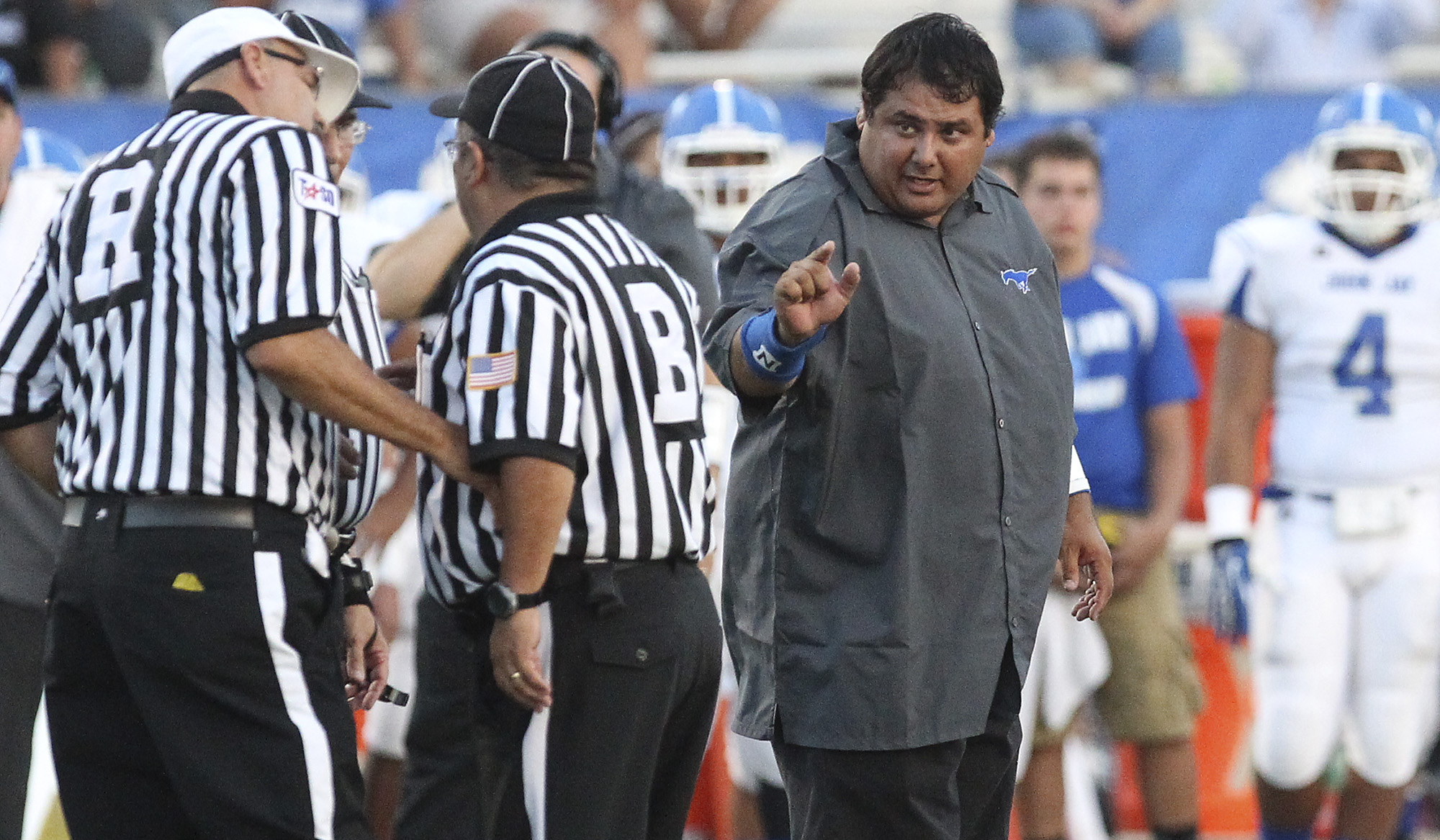 Player who hit ref stayed in the game