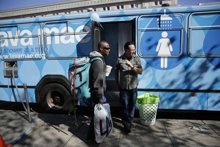 Nonprofit providing showers for the homeless rolling along