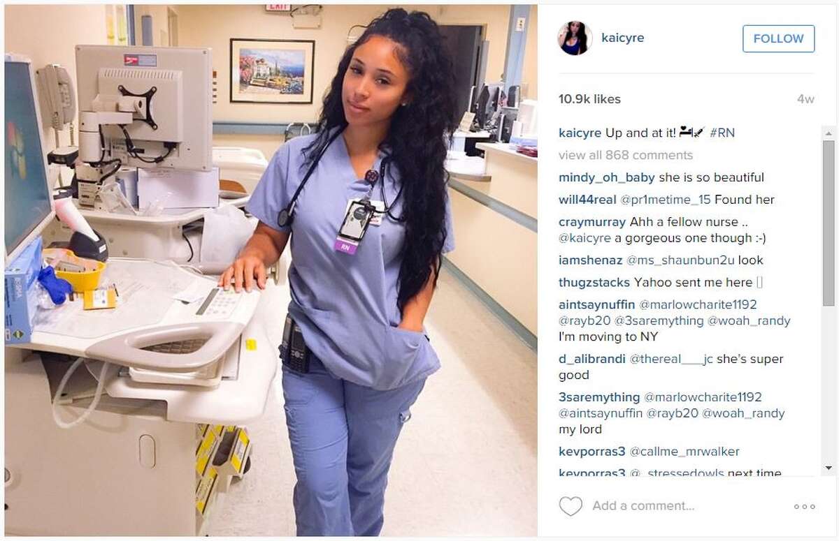 Is this the 'world's sexiest nurse?' Websites, Instagrammers think so