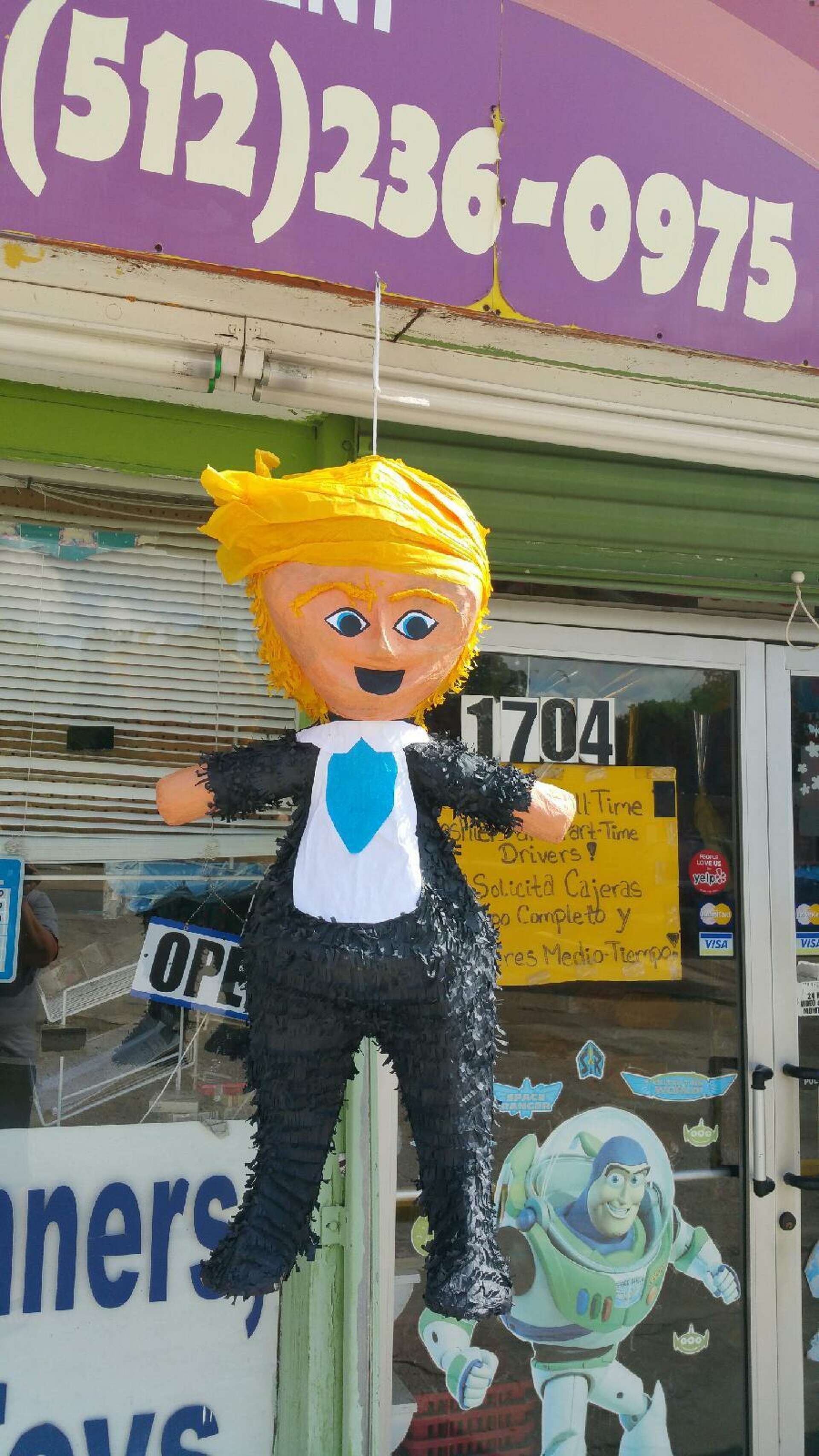 Class up your bash with a Trump piñata