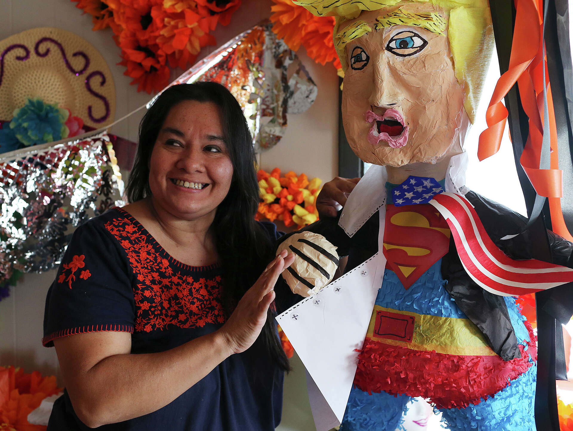 Class up your bash with a Trump piñata