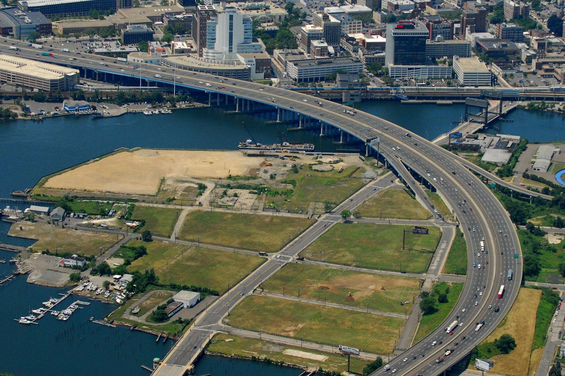 View of Bridgeport shows signs of life