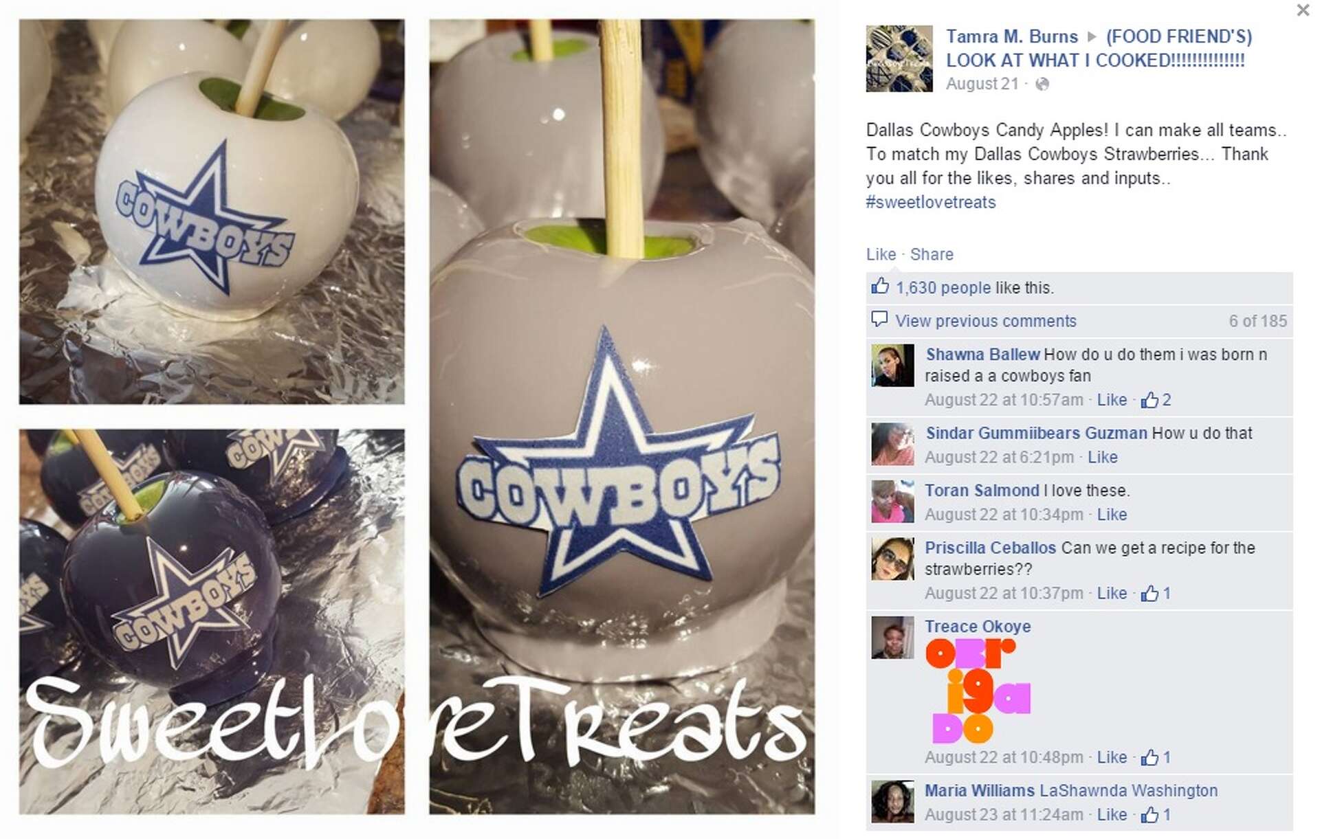 Dallas bakery sells Cowboys-themed chocolate-covered strawberries, fans ...