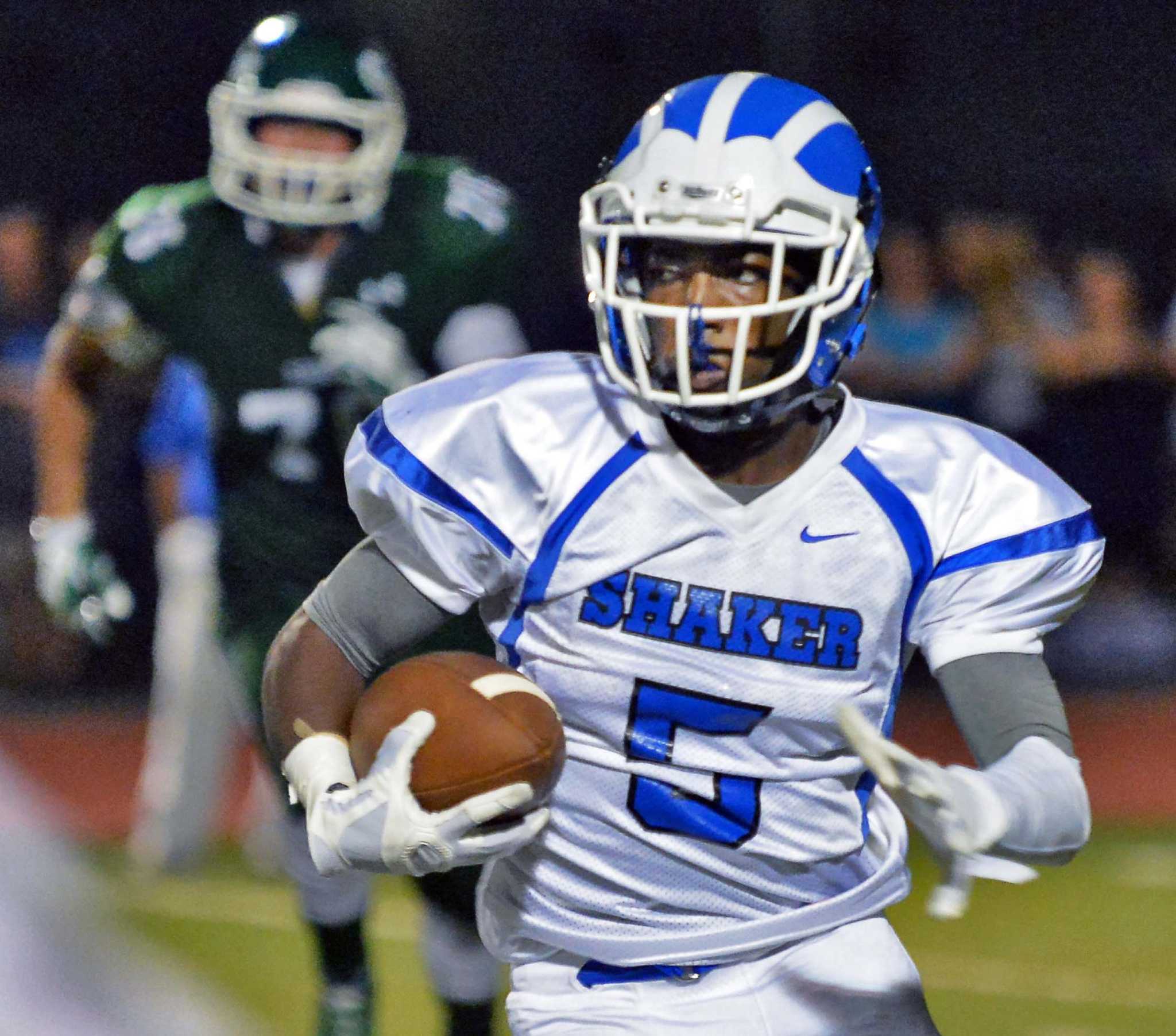 Shaker football tops Shen, 35-21, in rivalry win