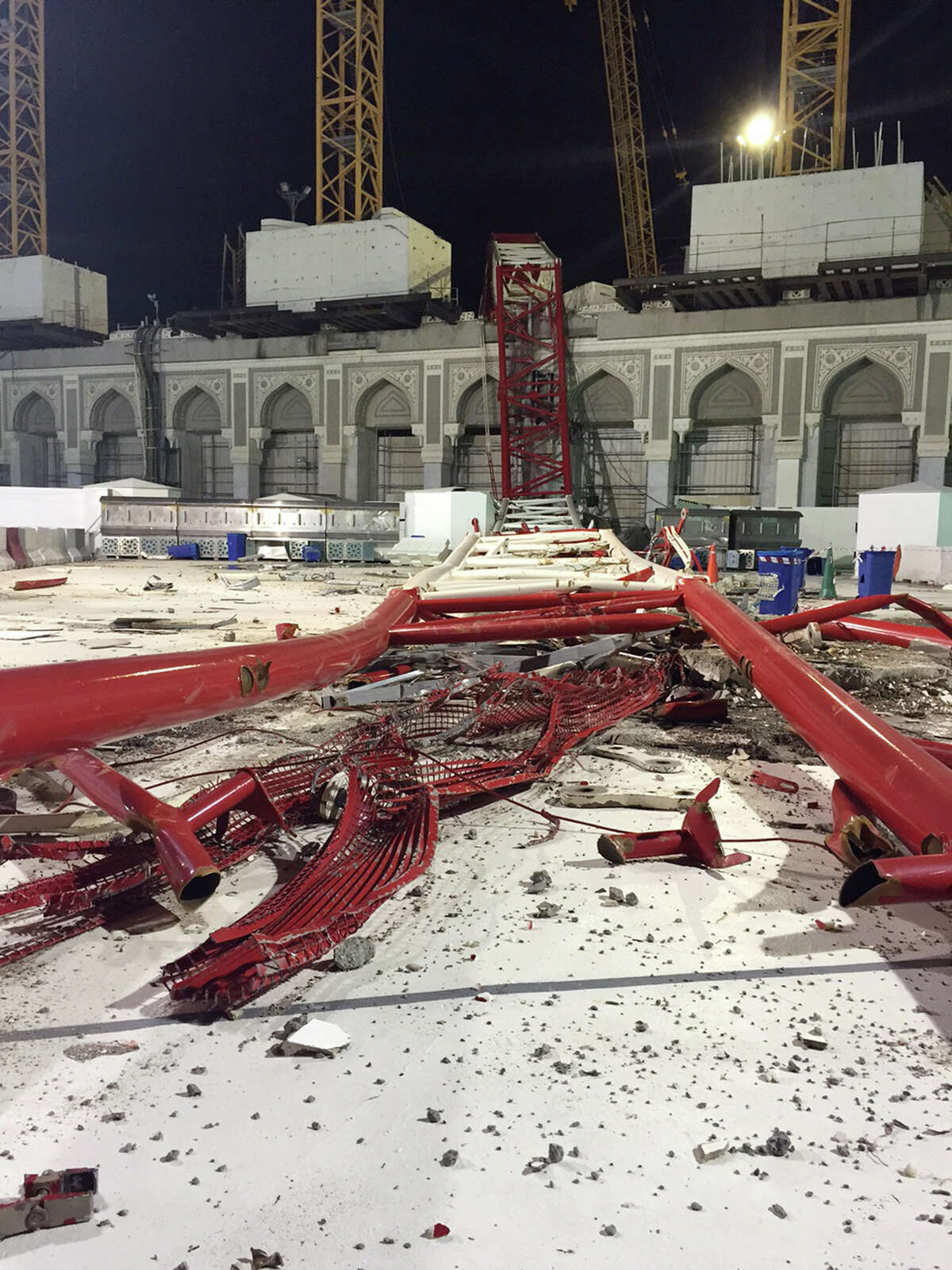 Saudi government blames Mecca crane collapse on high winds
