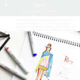 Houston illustrator sketches at NY Fashion Week - Houston Chronicle
