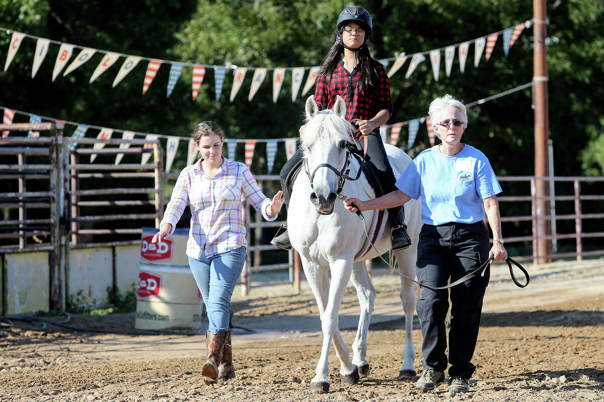 Annual fest raises funds for therapy horseback riding programs.