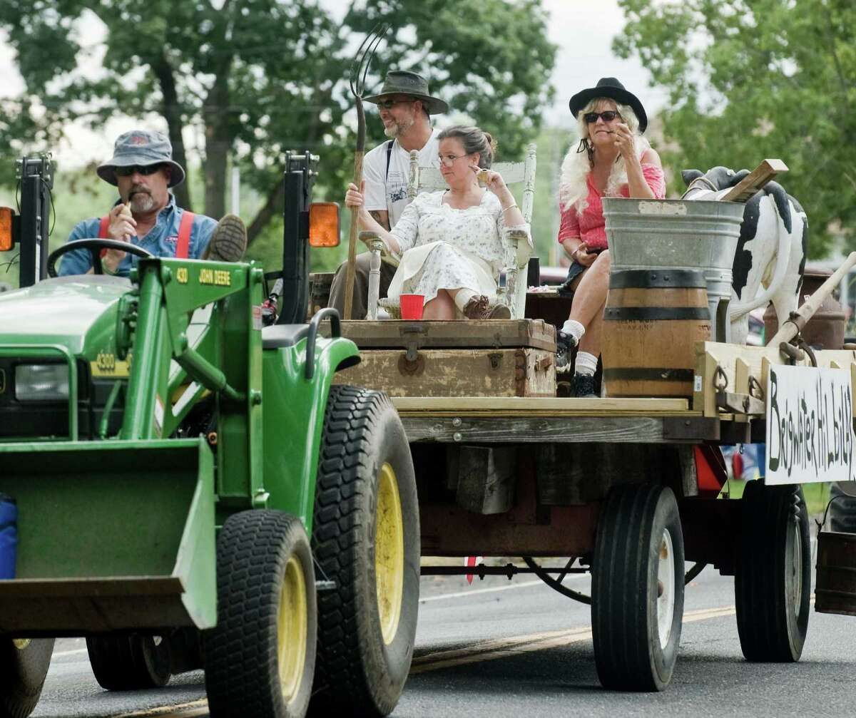 Bridgewater’s Tractor Parade rolls along