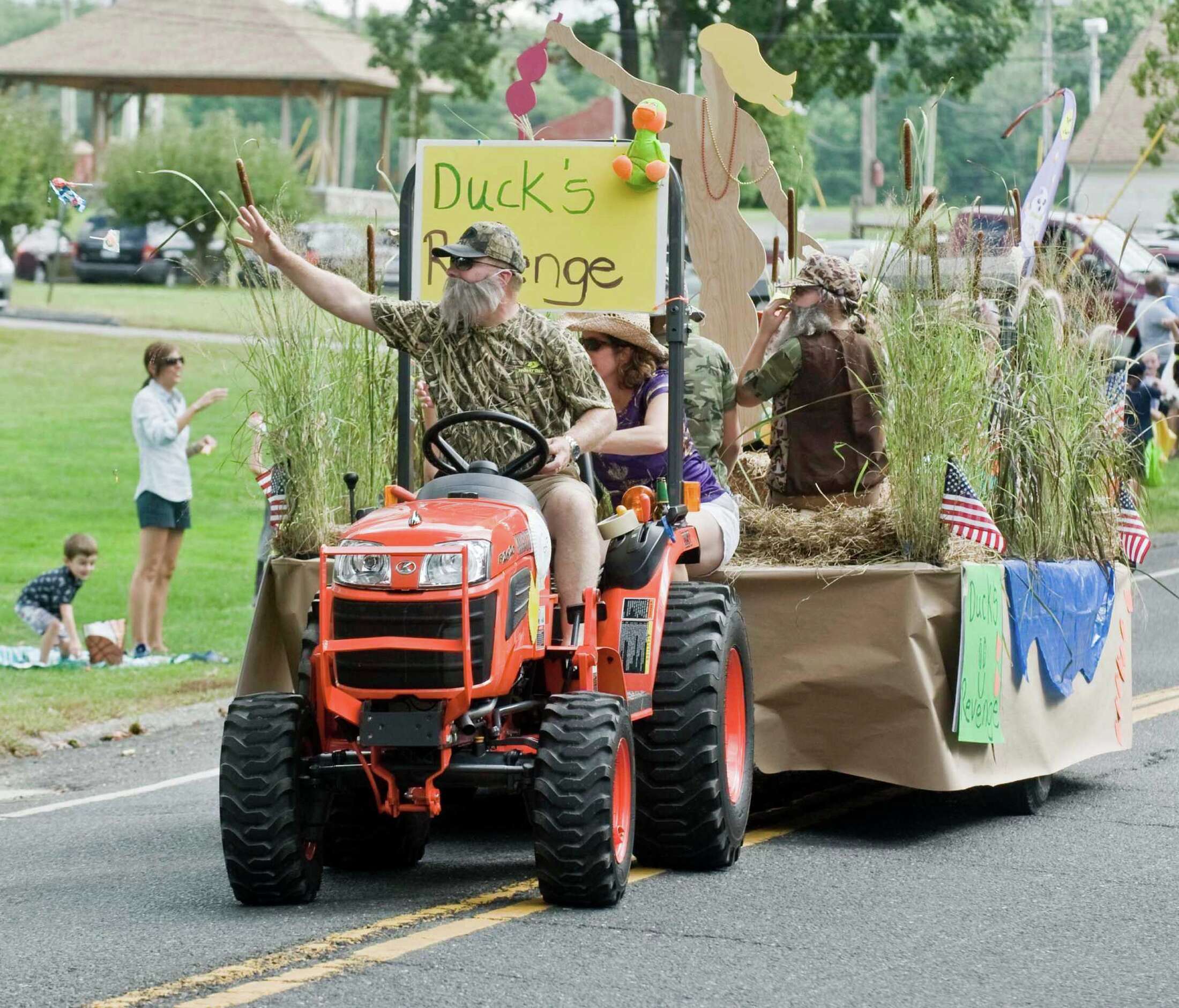 Bridgewater’s Tractor Parade rolls along