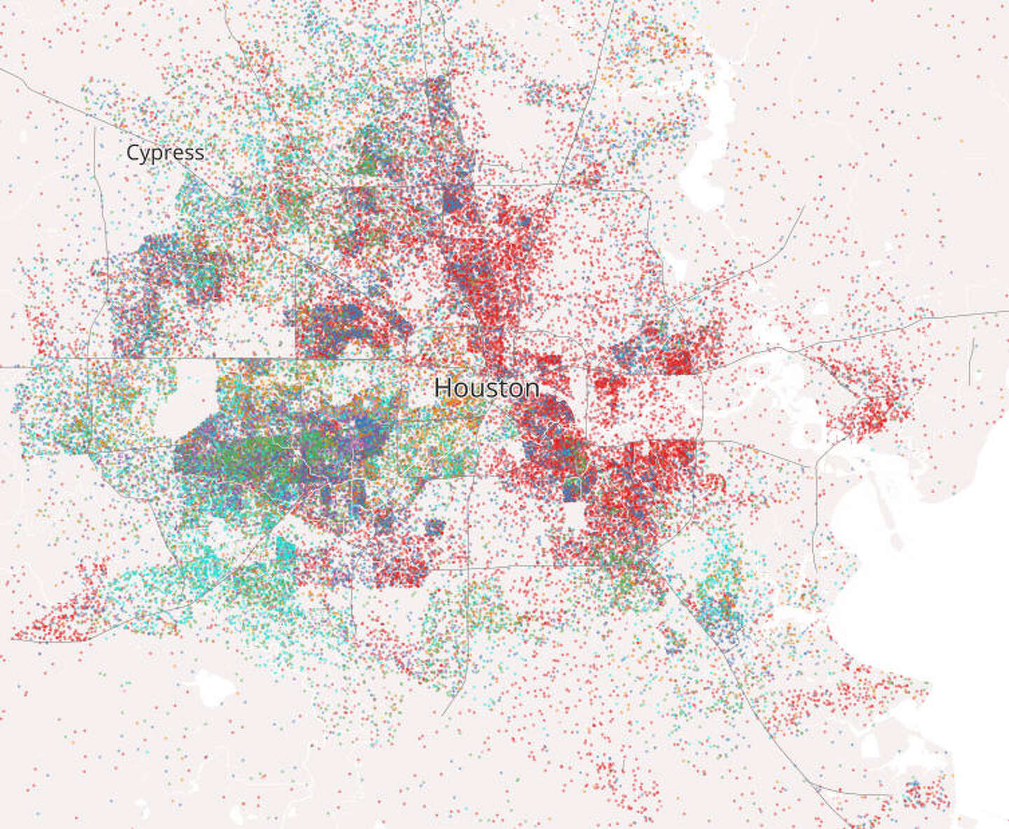 Maps that help explain what matters in Houston