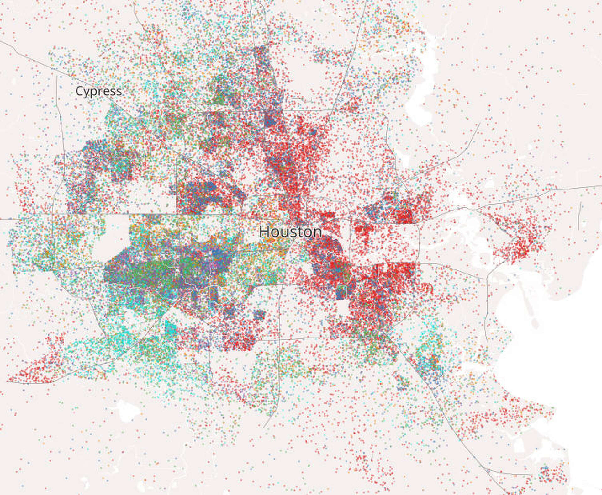 Maps that help explain what matters in Houston