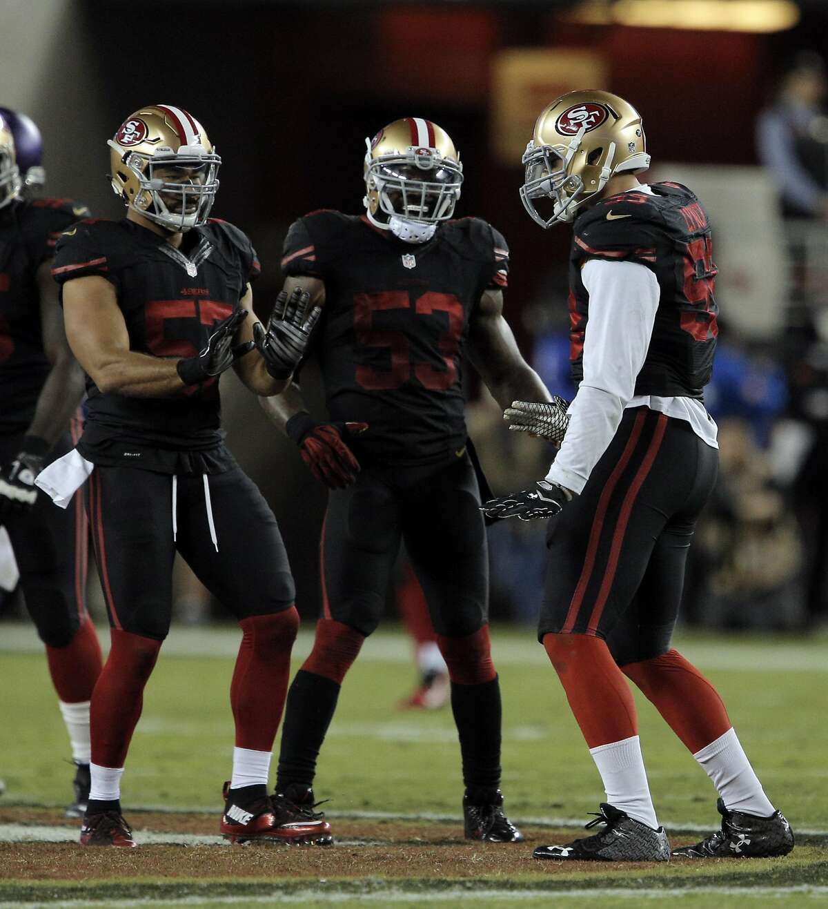 49ers’ Bowman, finally back after knee injury, a louder presence