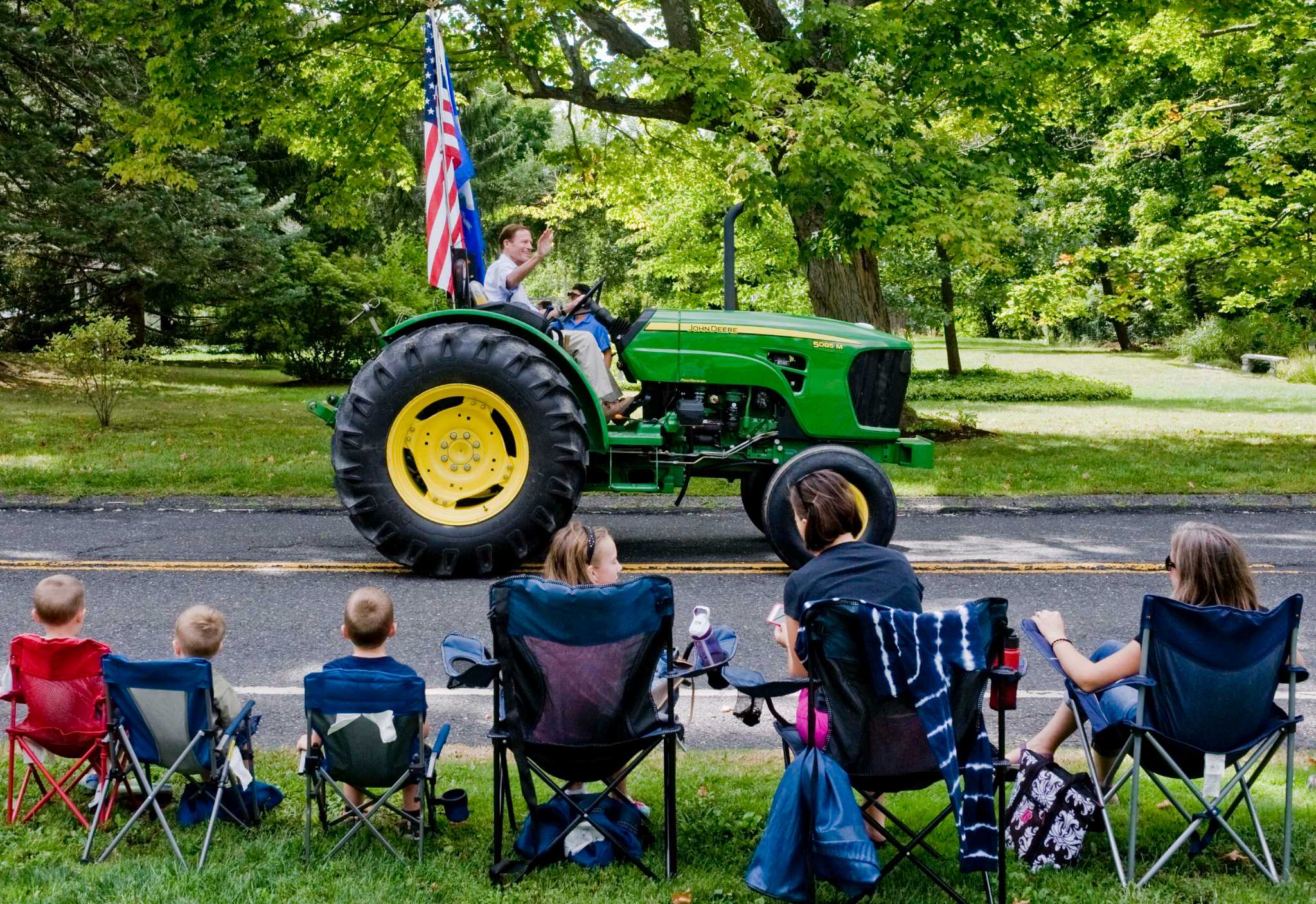 Bridgewater’s Tractor Parade rolls along