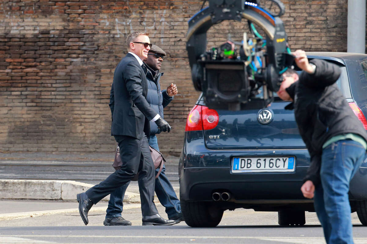 Filming of new James Bond film 'Spectre'