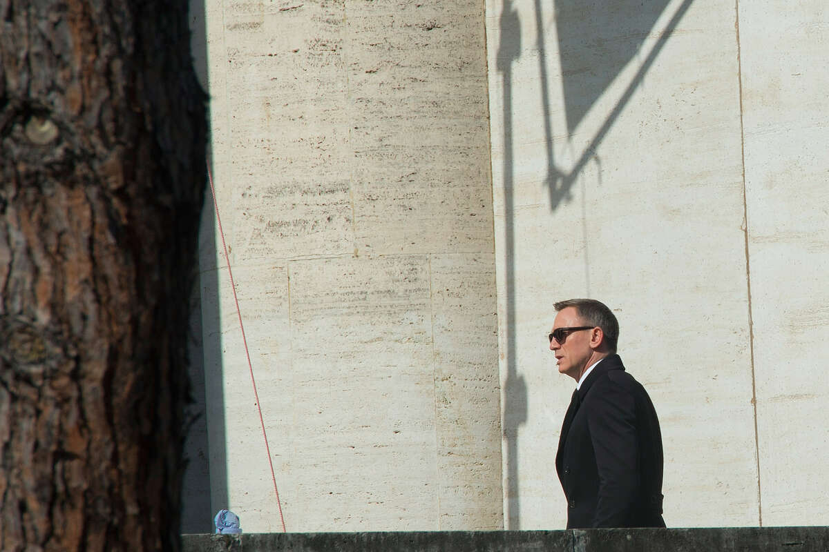 Filming of new James Bond film 'Spectre'