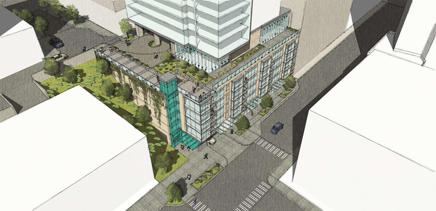 43-story South Lake Union tower project to include public walkways ...