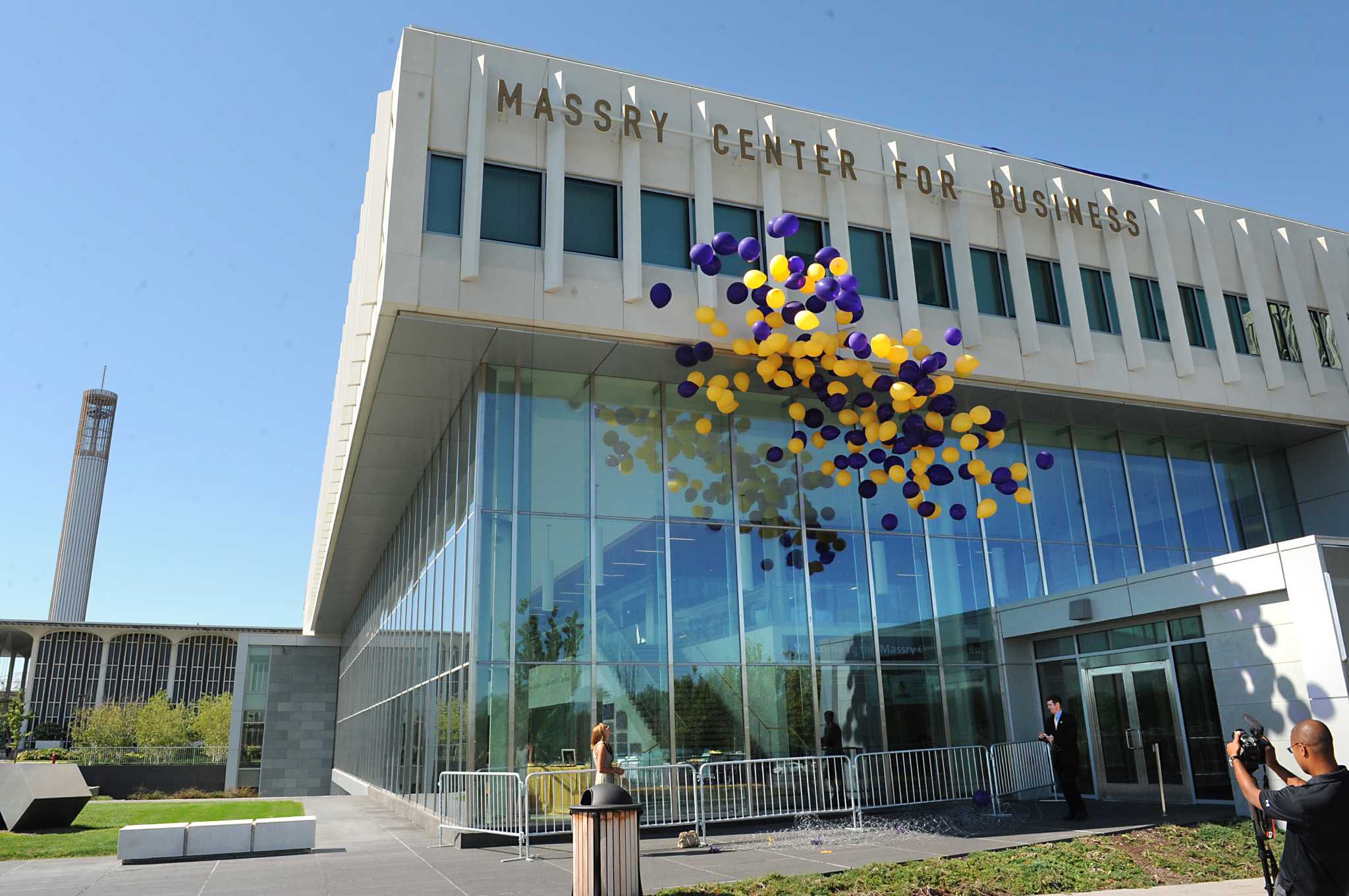 Photos: UAlbany names business building for Massry family