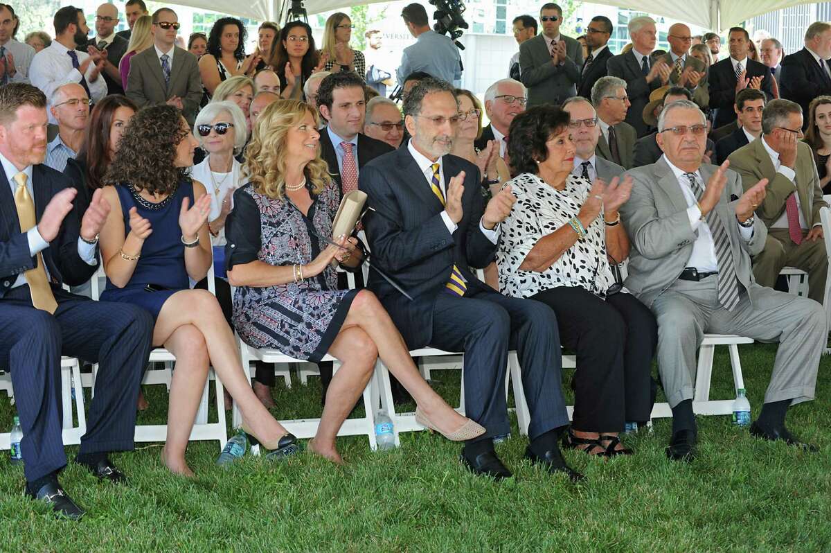 Photos: UAlbany names business building for Massry family