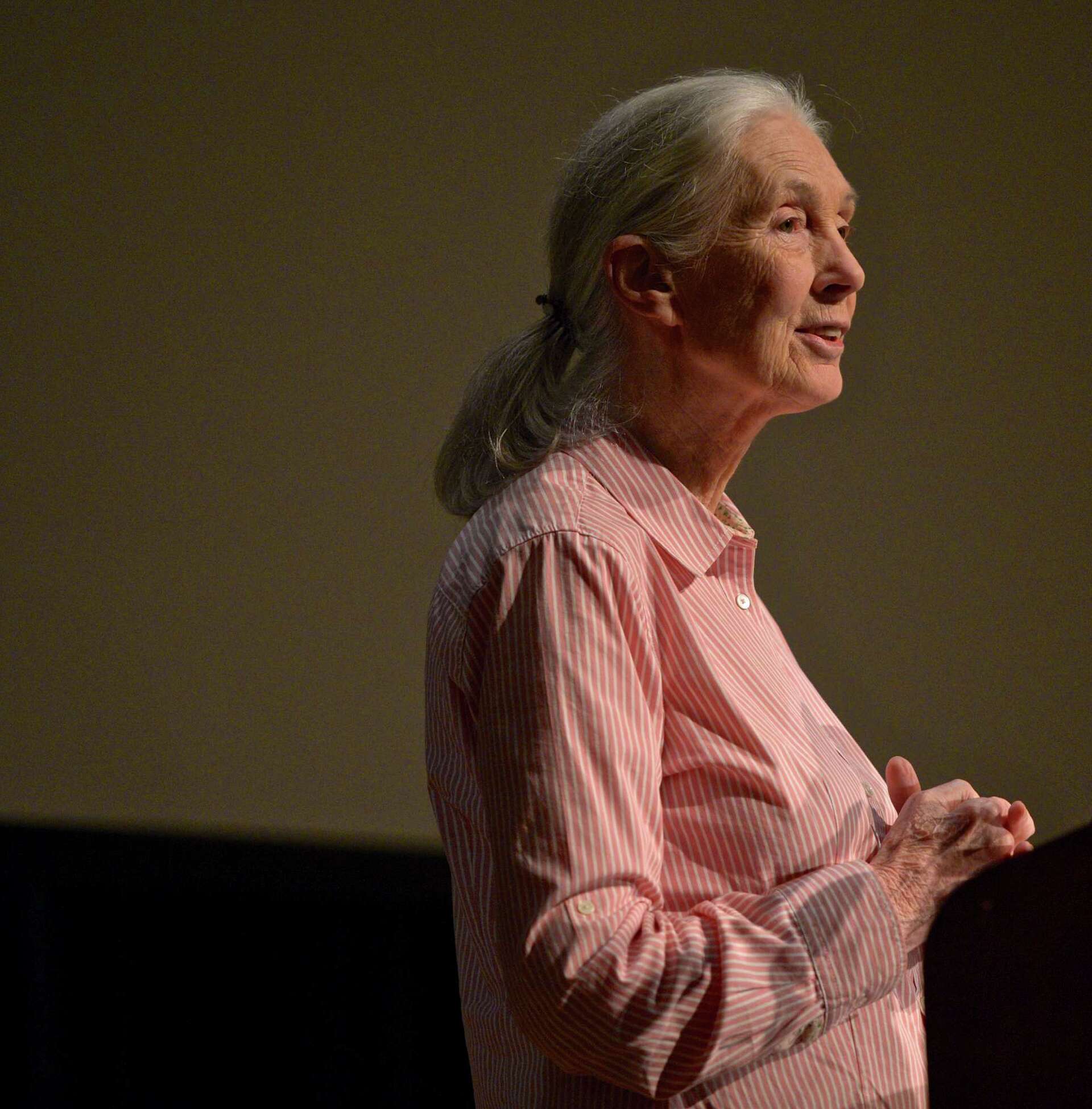 Dr. Jane Goodall talks climate change at Westconn