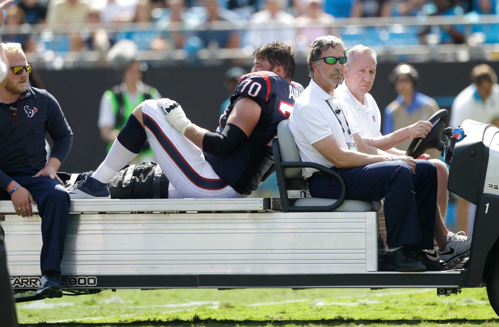 Texans report: Knee injury ends OL Adams' season