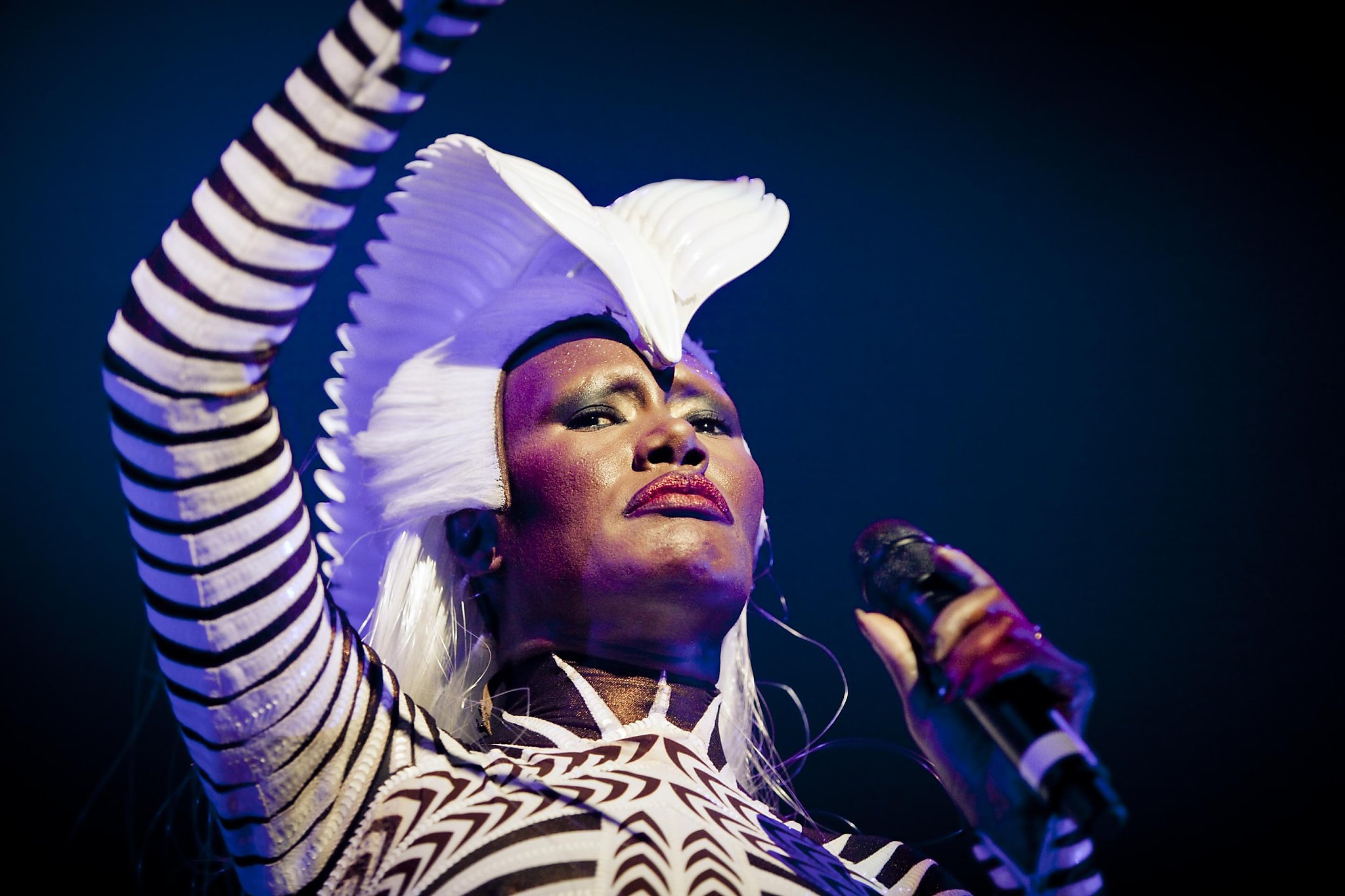 Grace Jones, in all her wild originality, set to play the bay