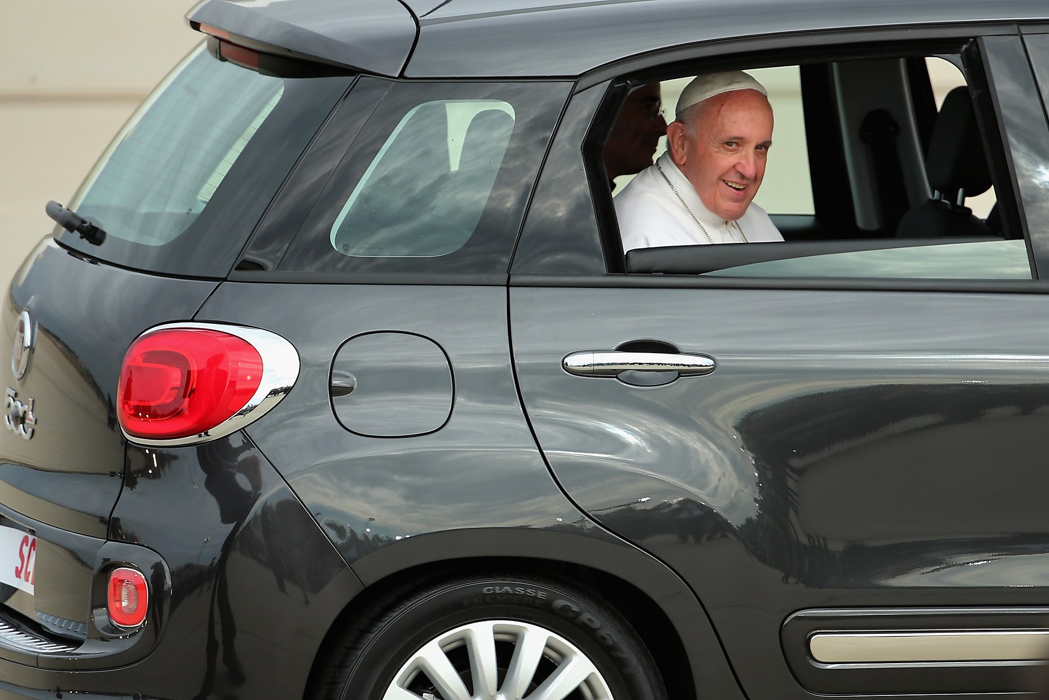 The Pope's tricked out Jeep Wrangler Popemobile