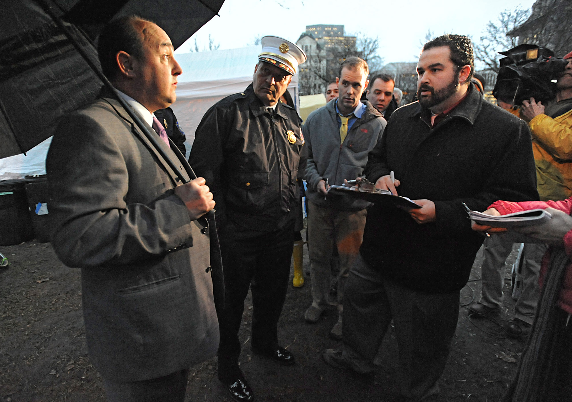 Occupy Albany protest