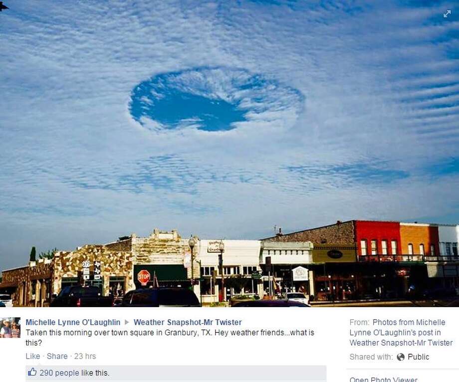 Mysterious clouds that look like holes over Texas sky explained - San ...