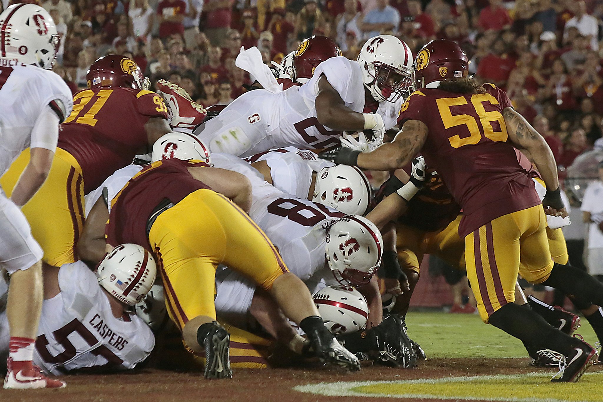 Stanford’s offensive line looks to build off USC win