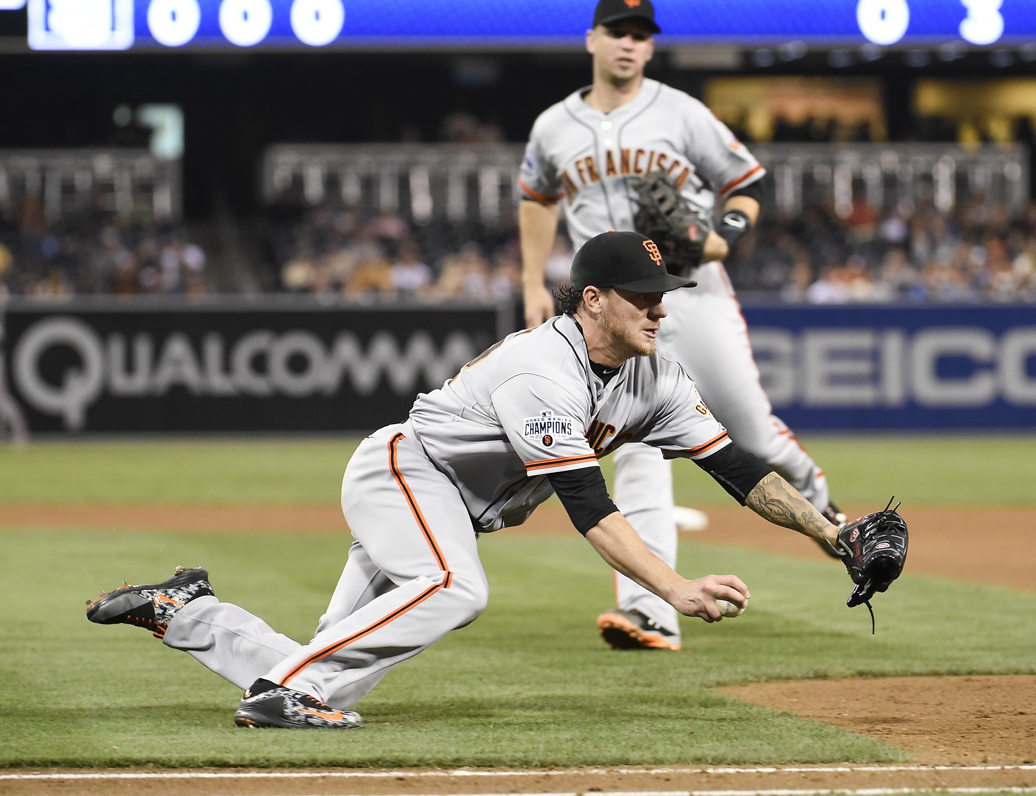 Giants lose to Padres — Dodgers’ magic number is 5