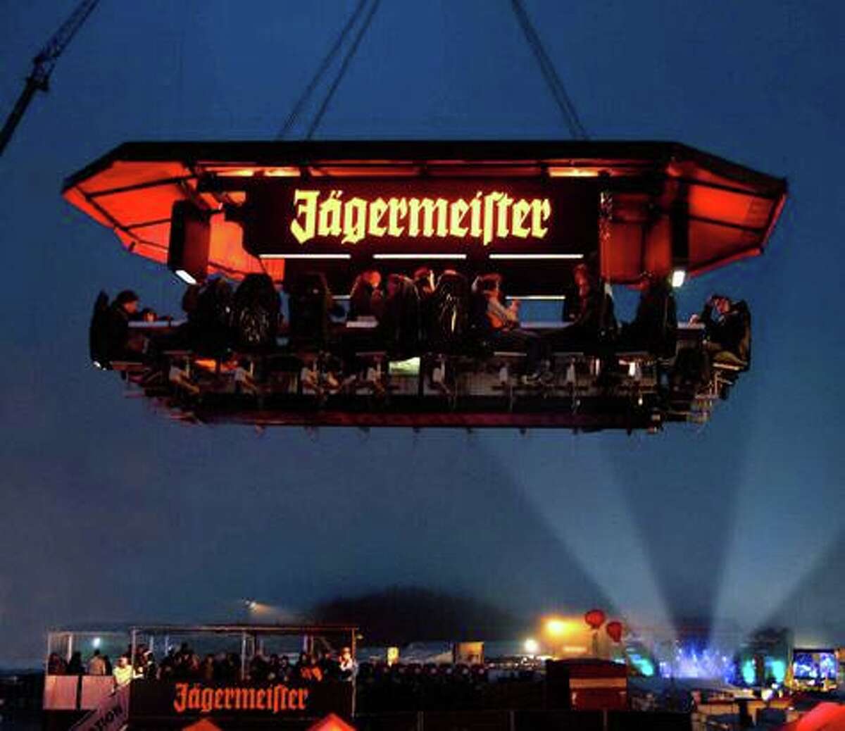 Have a sky-high meal with Dinner in the Sky