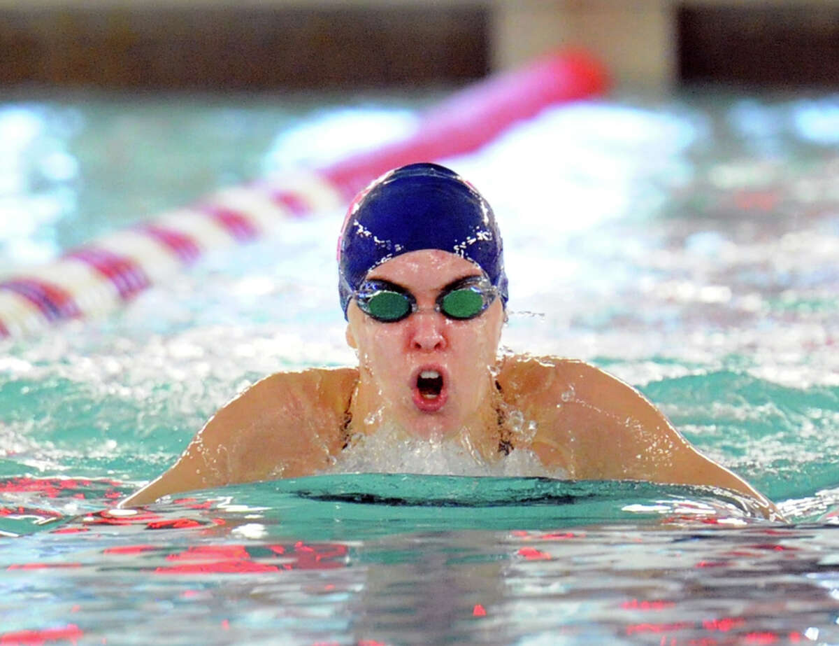 Greenwich girls swim team defeats Staples, improves to 4-0
