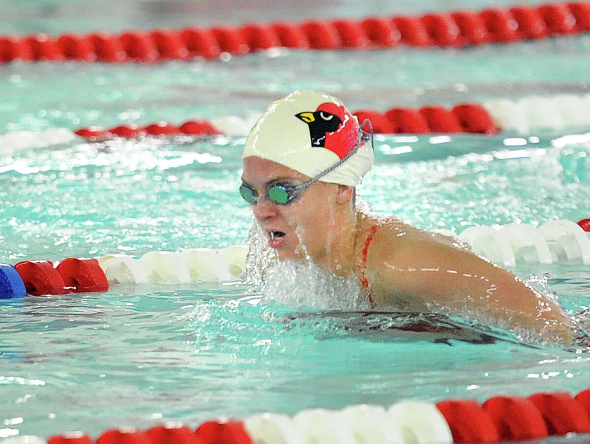 Greenwich girls swim team defeats Staples, improves to 4-0