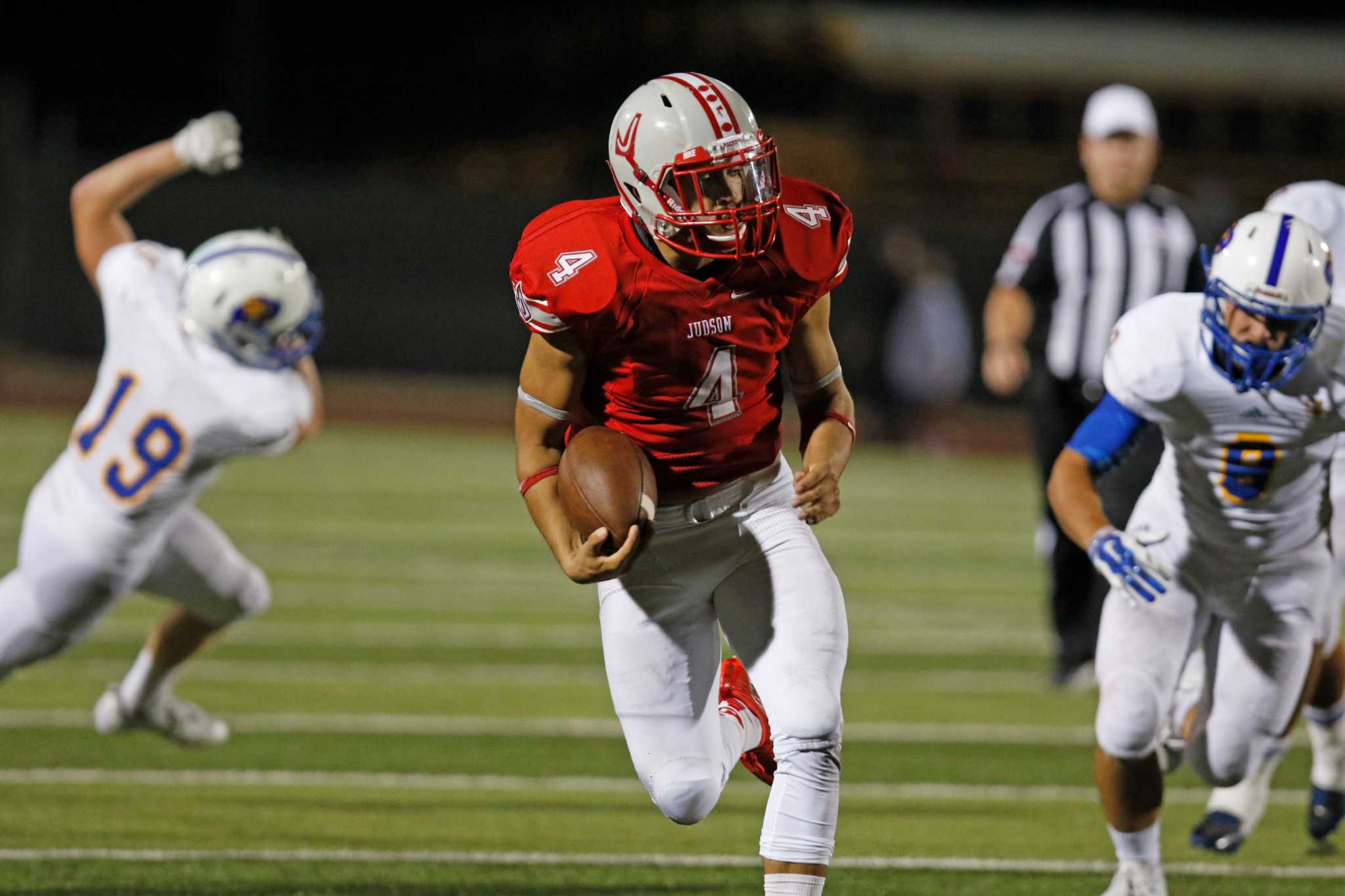 High school football game between Judson and Clemens at Rutledge ...