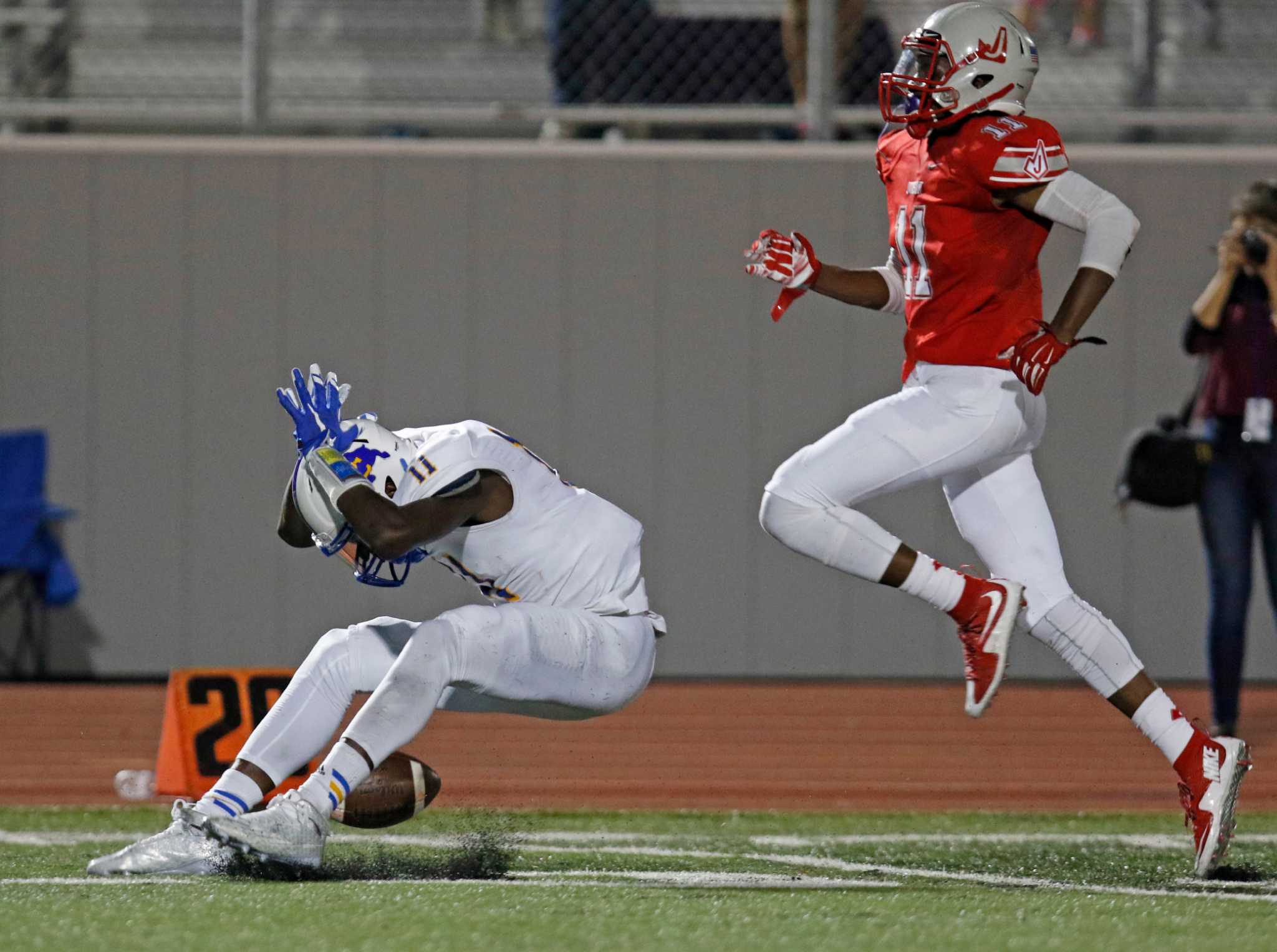 High school football game between Judson and Clemens at Rutledge ...