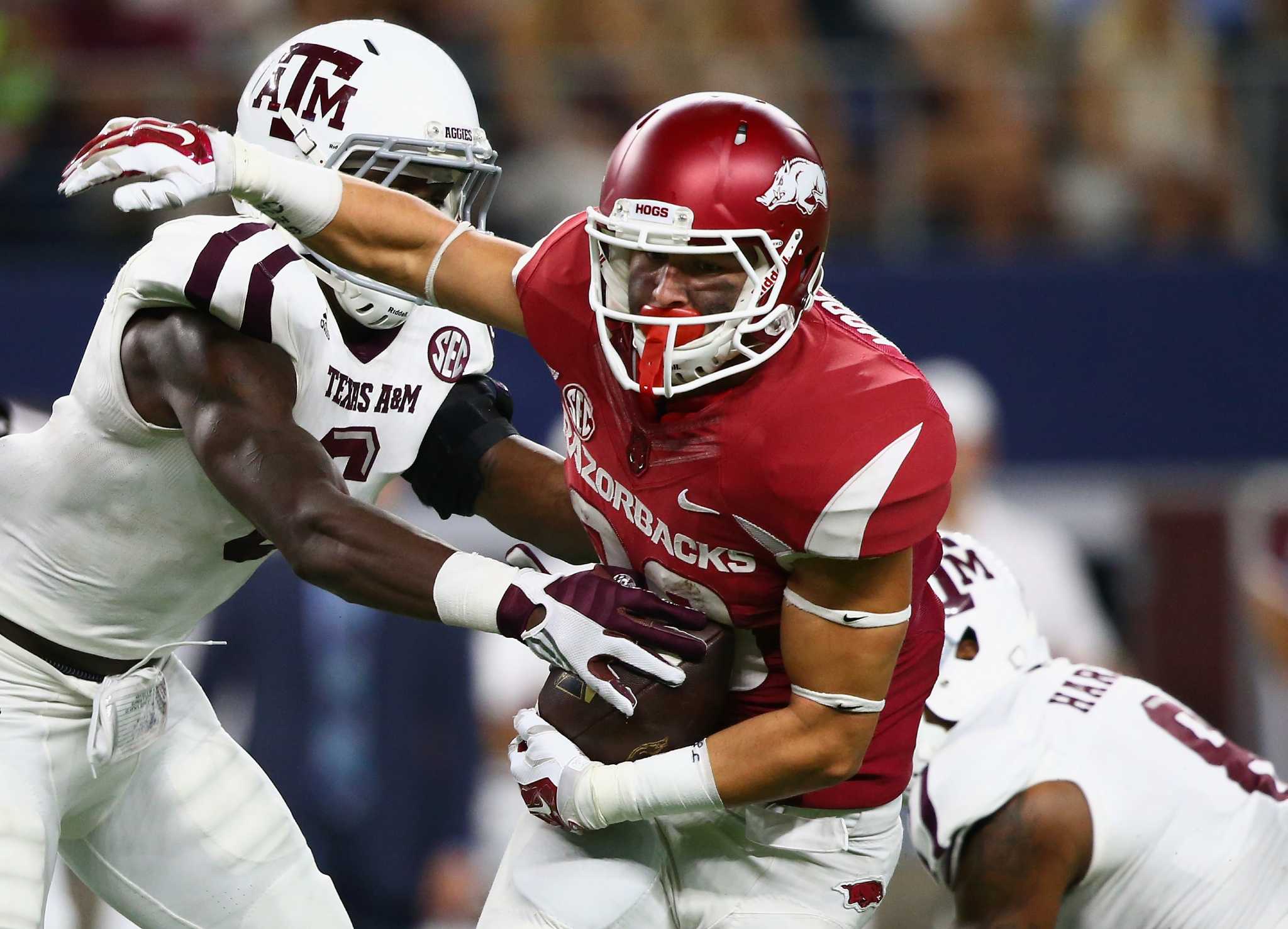 Aggies stun Razorbacks again in Arlington