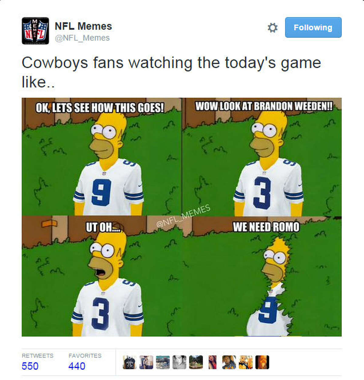 Check out the best NFL memes from Week 3