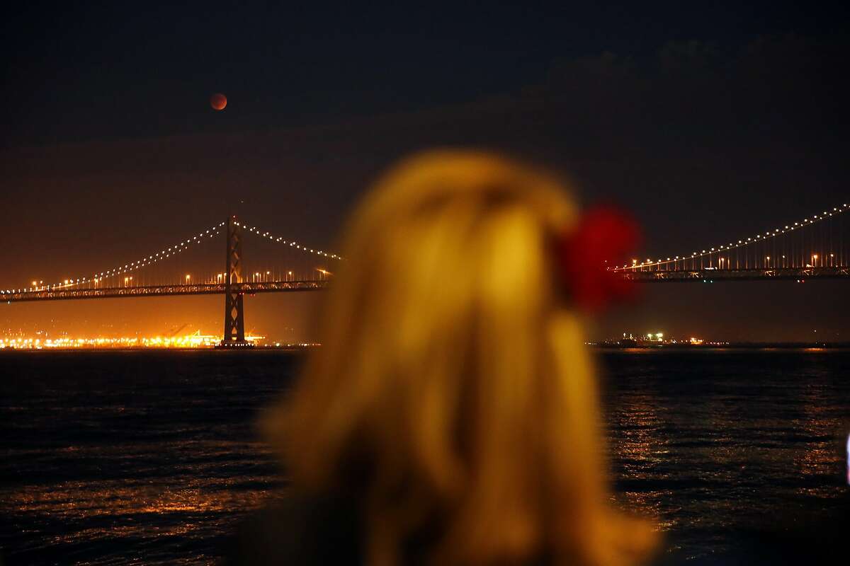Moon eclipsed; Bay Area stunned