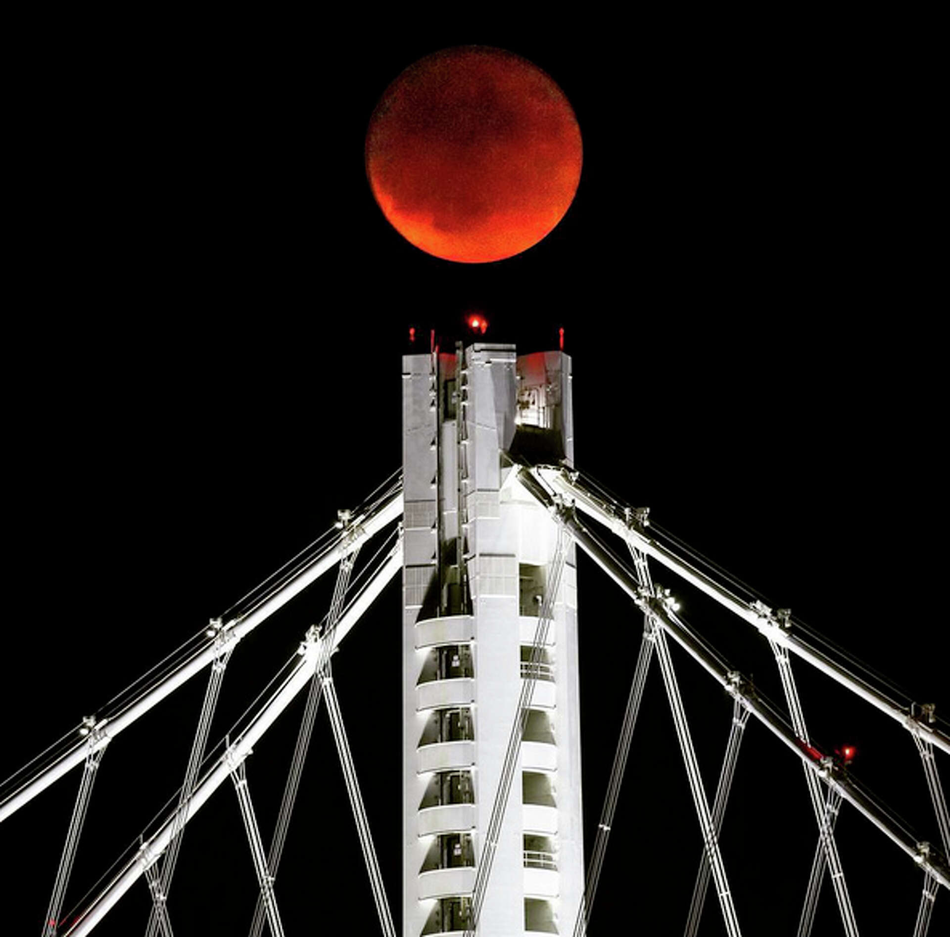 Moon eclipsed; Bay Area stunned