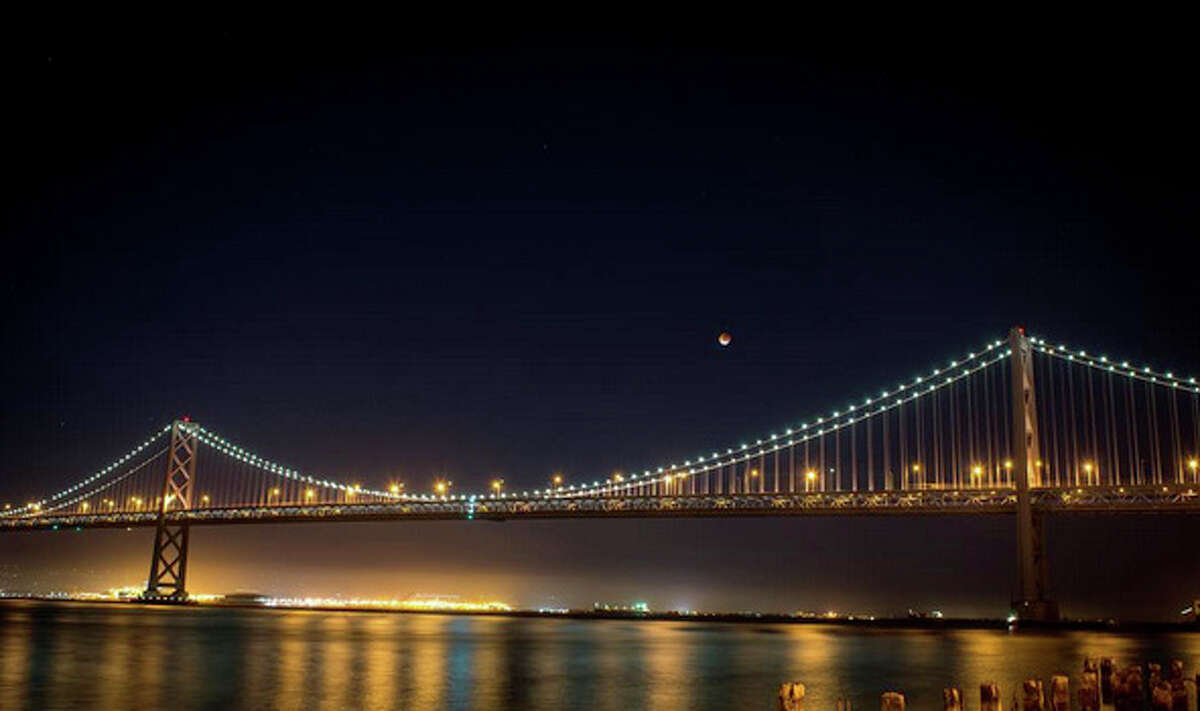 Moon eclipsed; Bay Area stunned