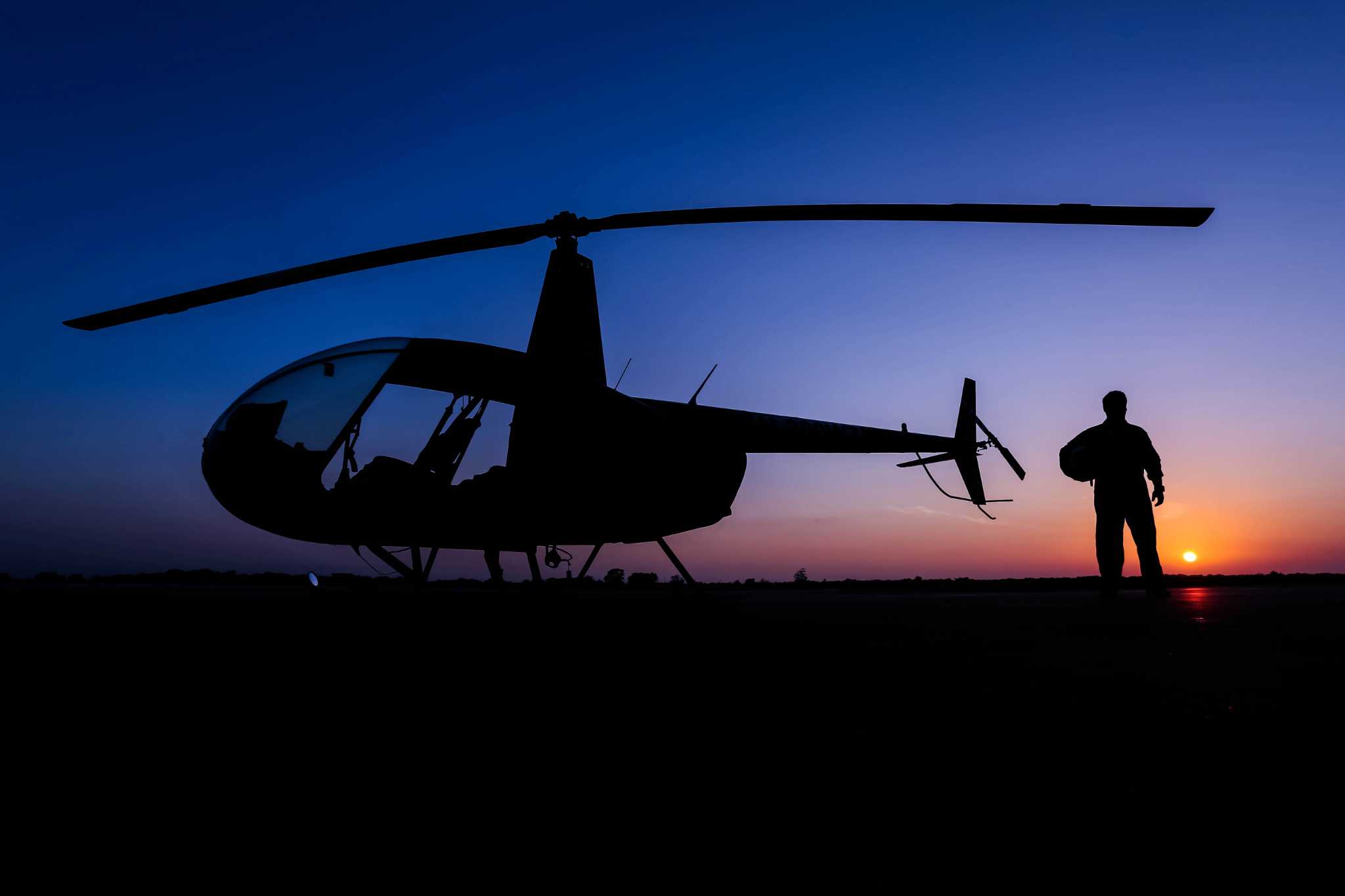 'Helibacon' hog-hunting by helicopter in Bryan, Texas