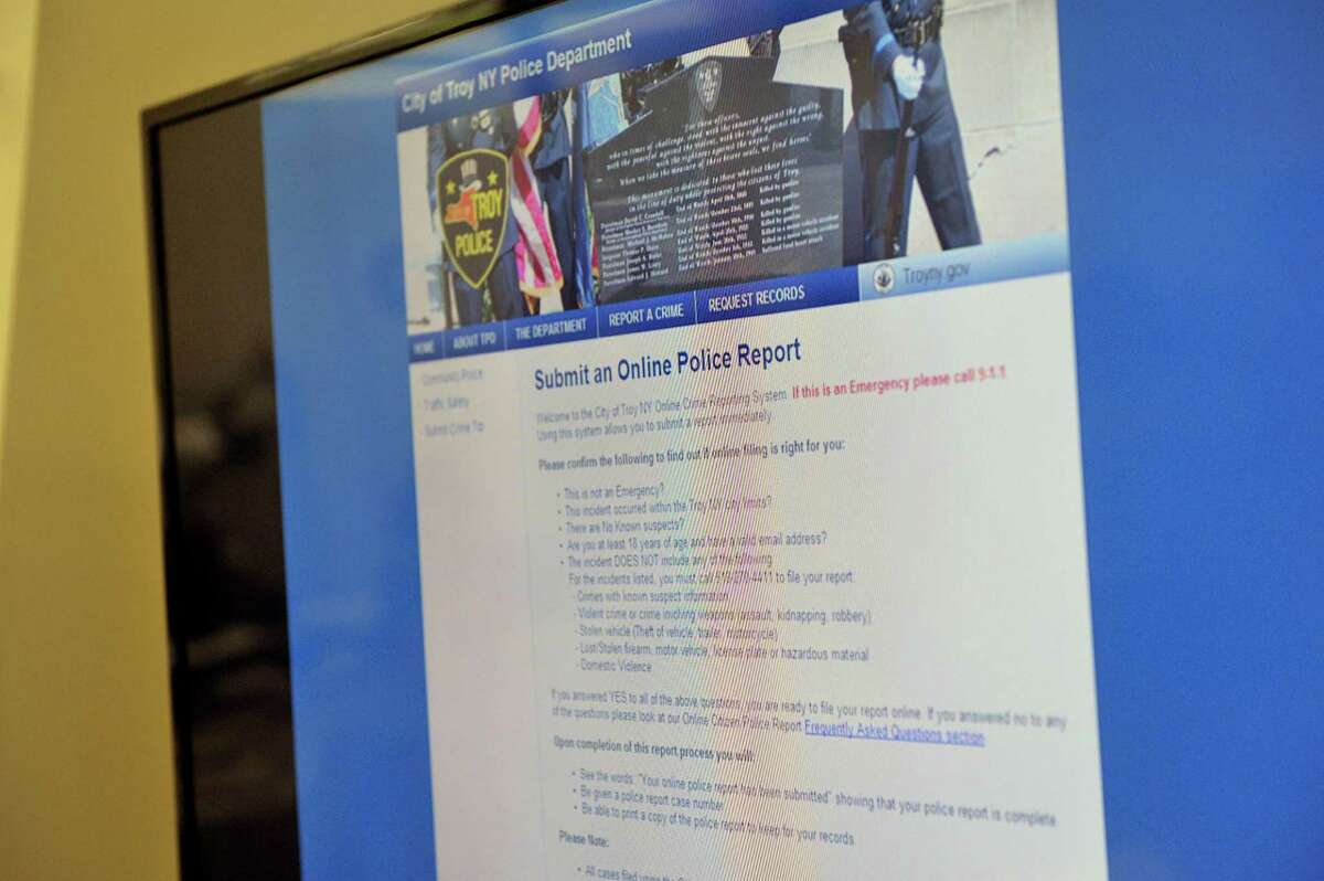 Troy unveils crime reporting system