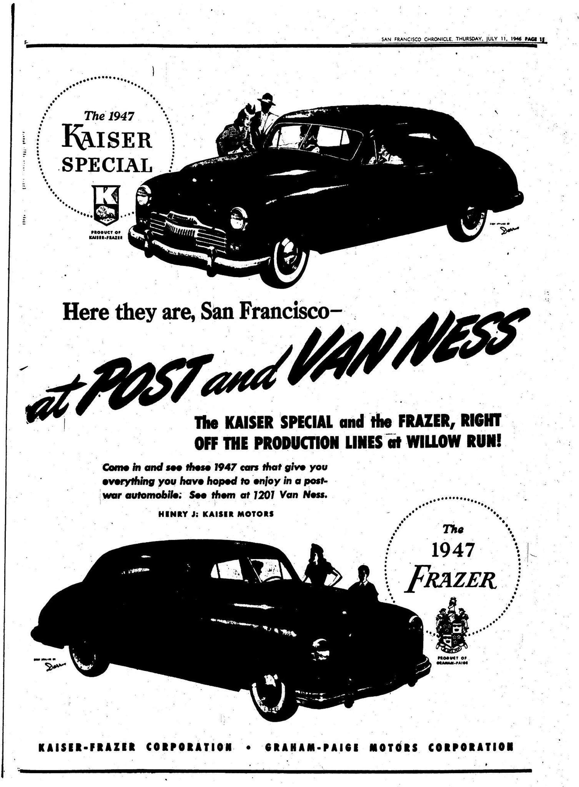 When Kaiser was known for cars, not care
