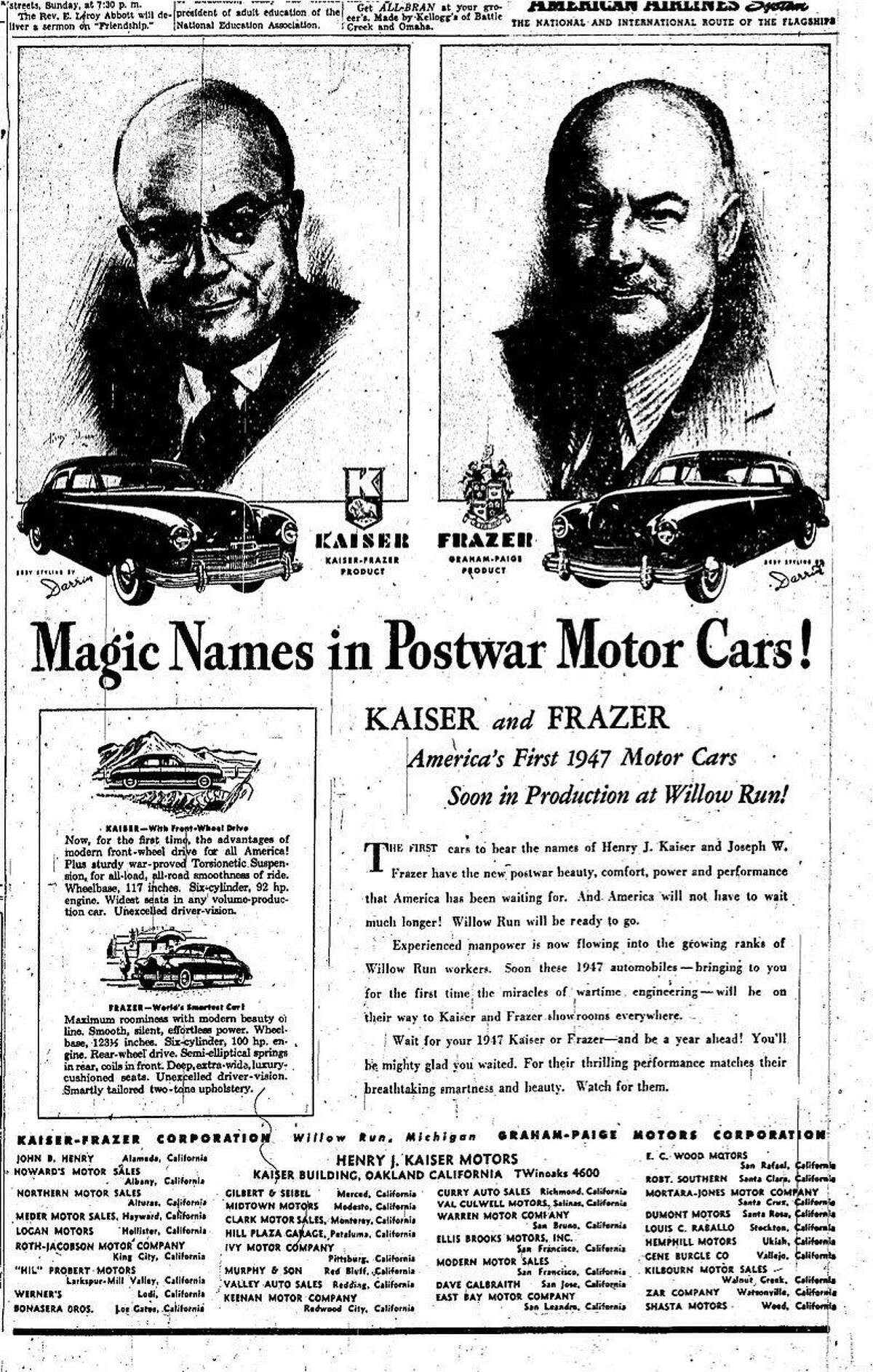 When Kaiser was known for cars, not care